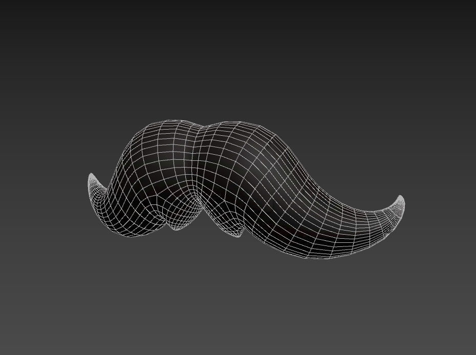 Mustache 15 3D model | CGTrader