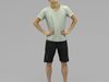 A Young Man Posing In Akimbo Posture 3D model | CGTrader