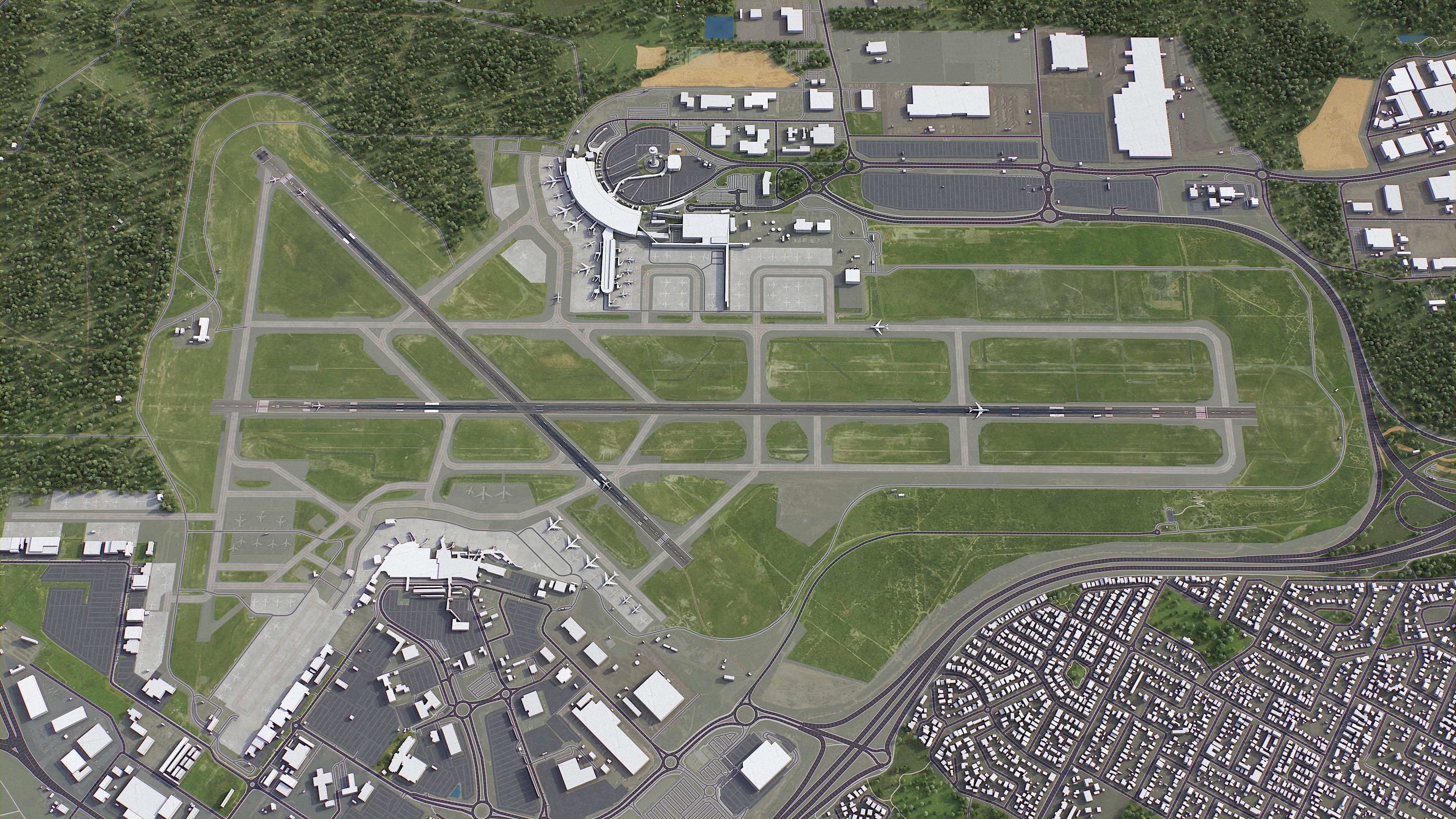 3D model Perth Airport VR / AR / low-poly | CGTrader