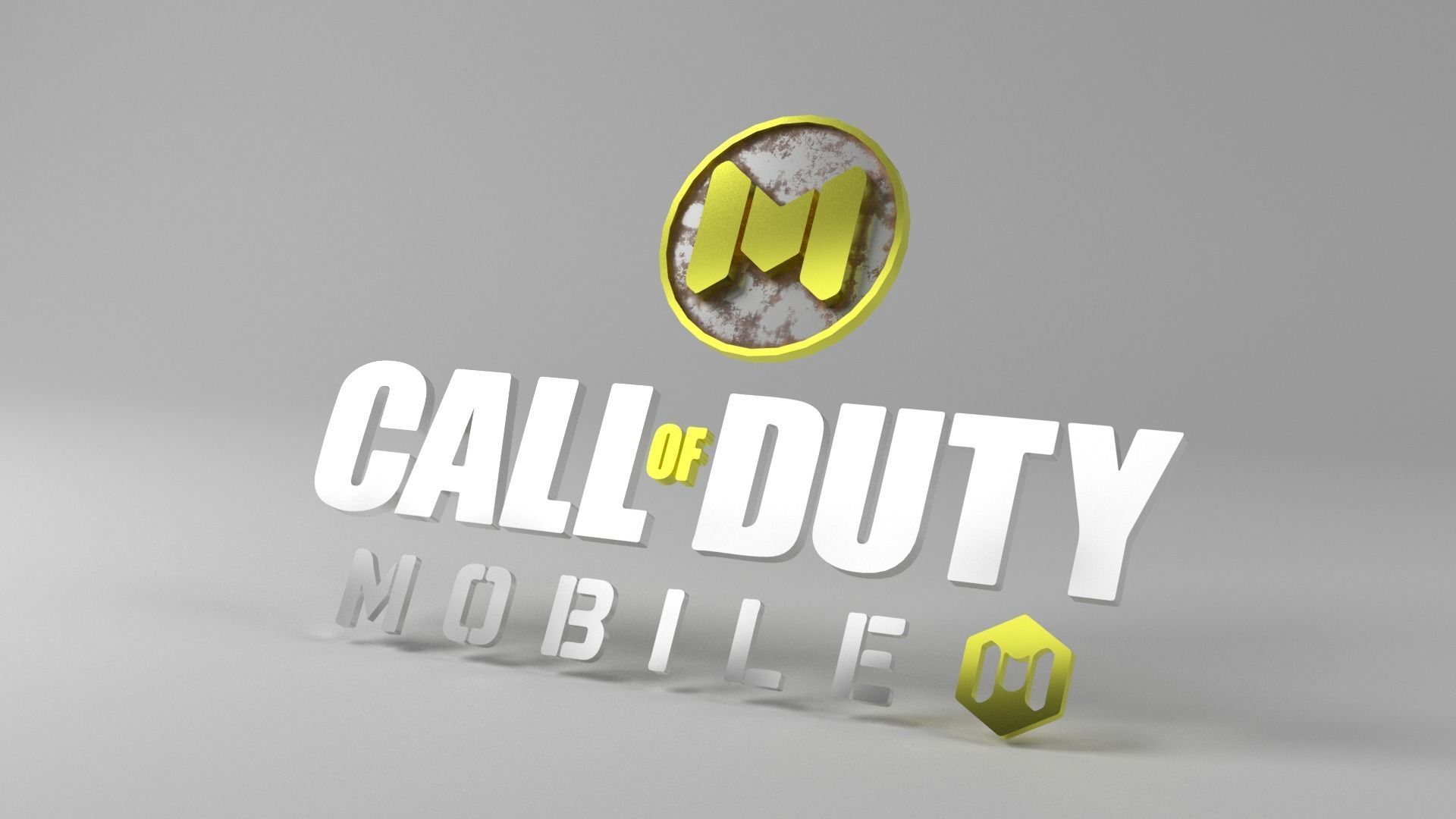 3D model Call of duty mobile logo and title VR / AR / low-poly | CGTrader
