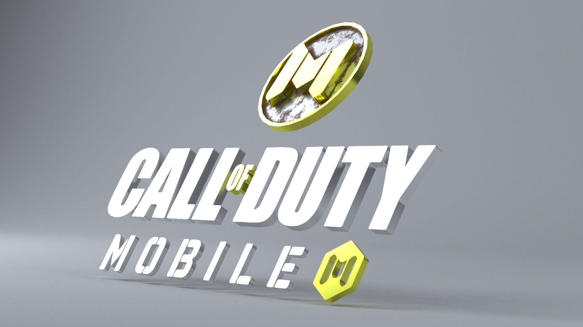 3D model Call of duty mobile logo and title VR / AR / low-poly | CGTrader