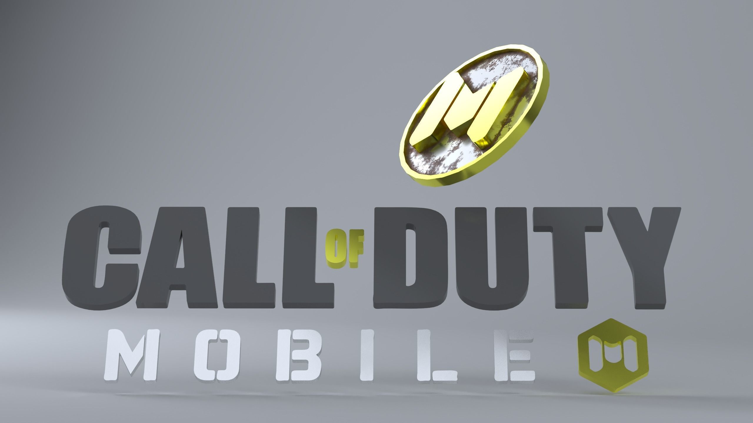 3D model Call of duty mobile logo and title VR / AR / low-poly | CGTrader