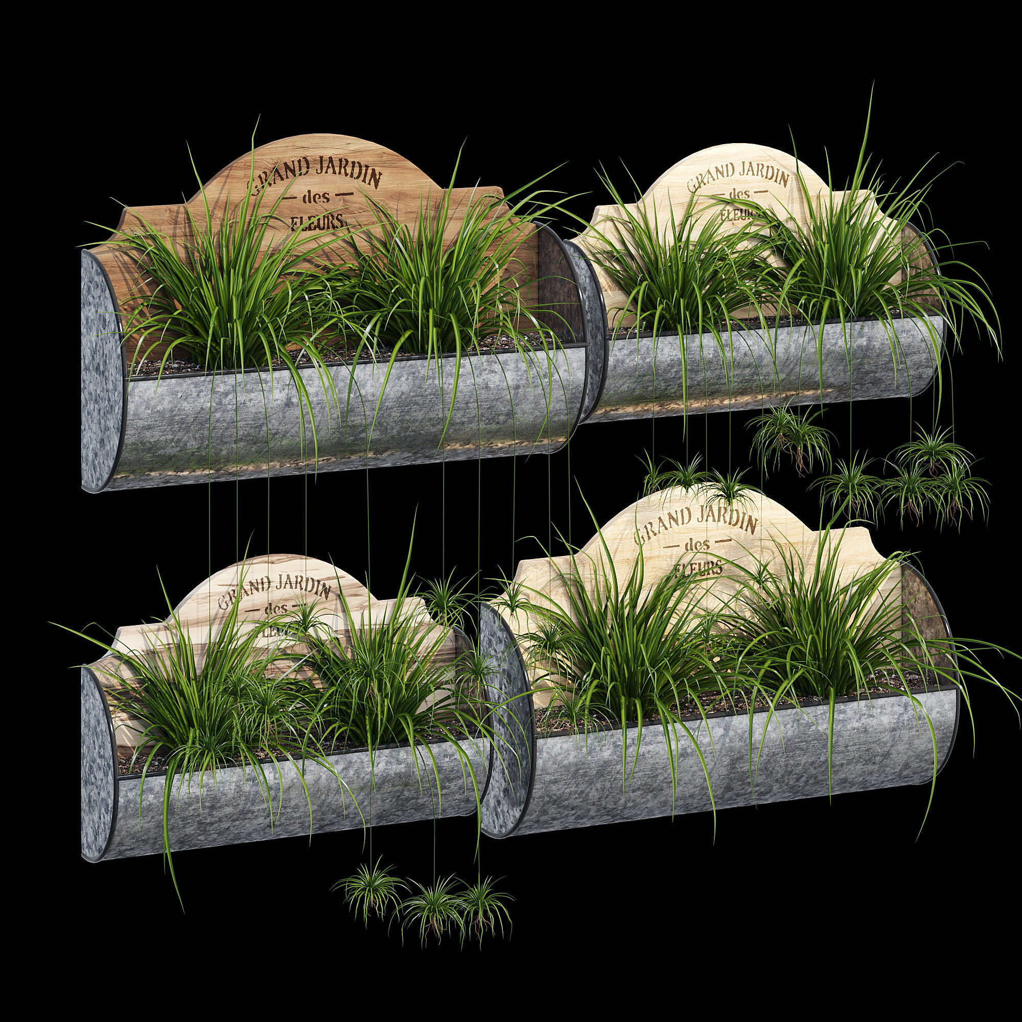Kayley set of gravestones 3D model | CGTrader