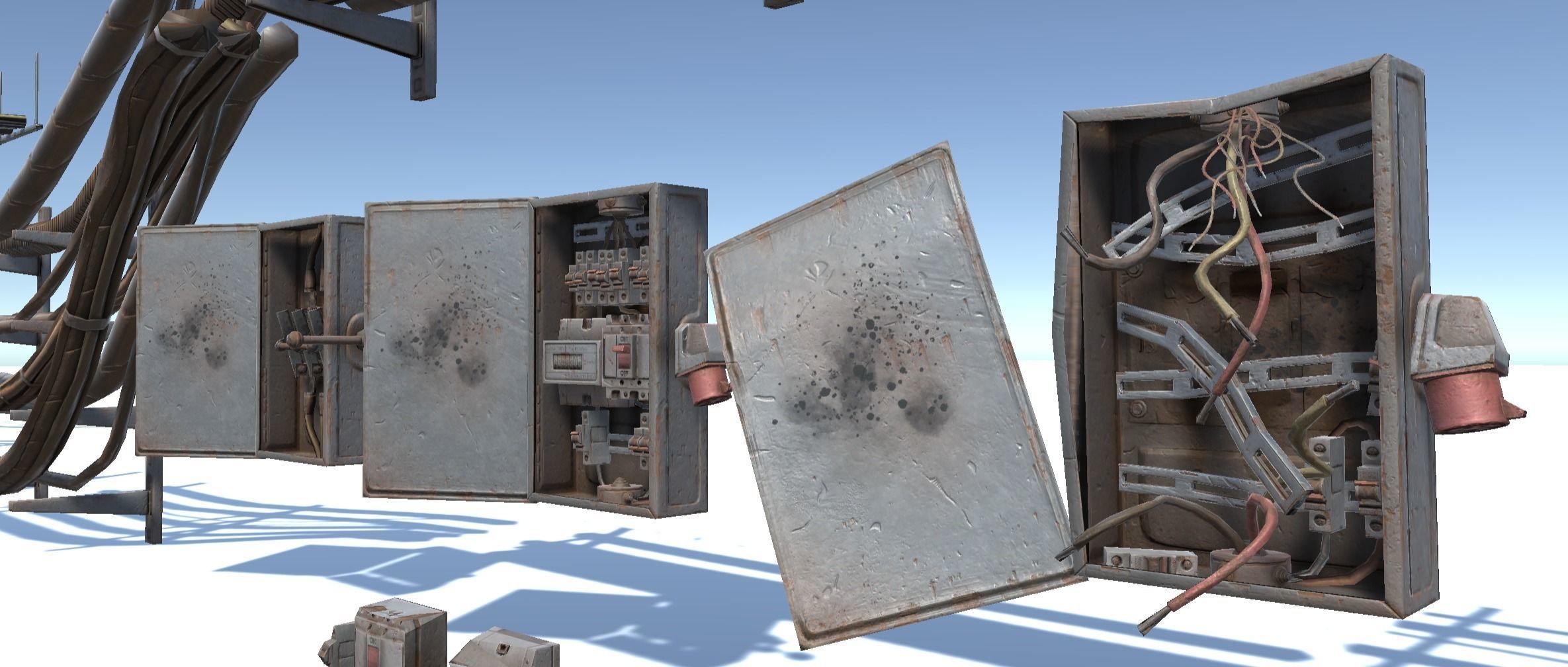 3D model Wires pack VR / AR / low-poly rigged animated | CGTrader