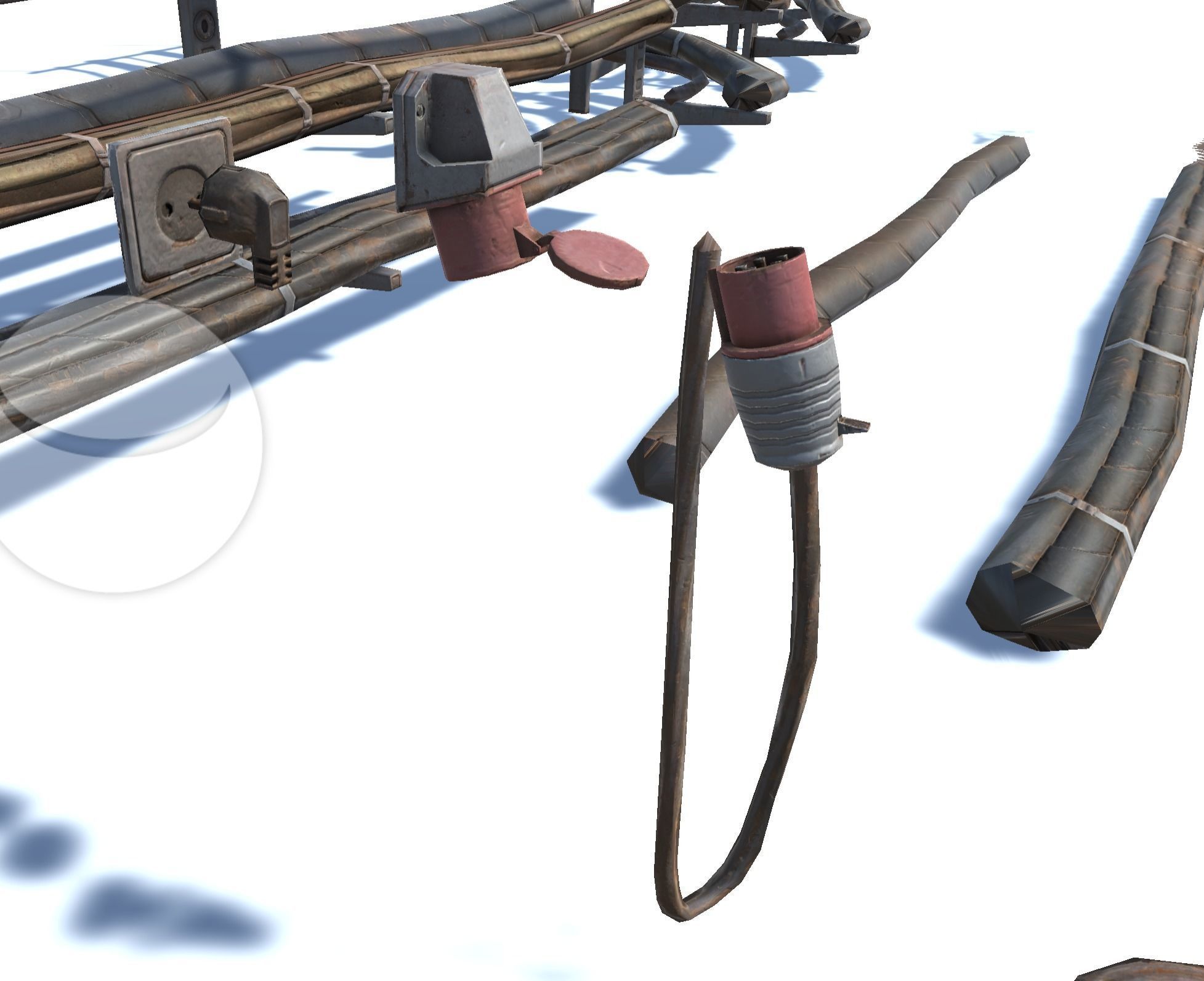 3D model Wires pack VR / AR / low-poly rigged animated | CGTrader