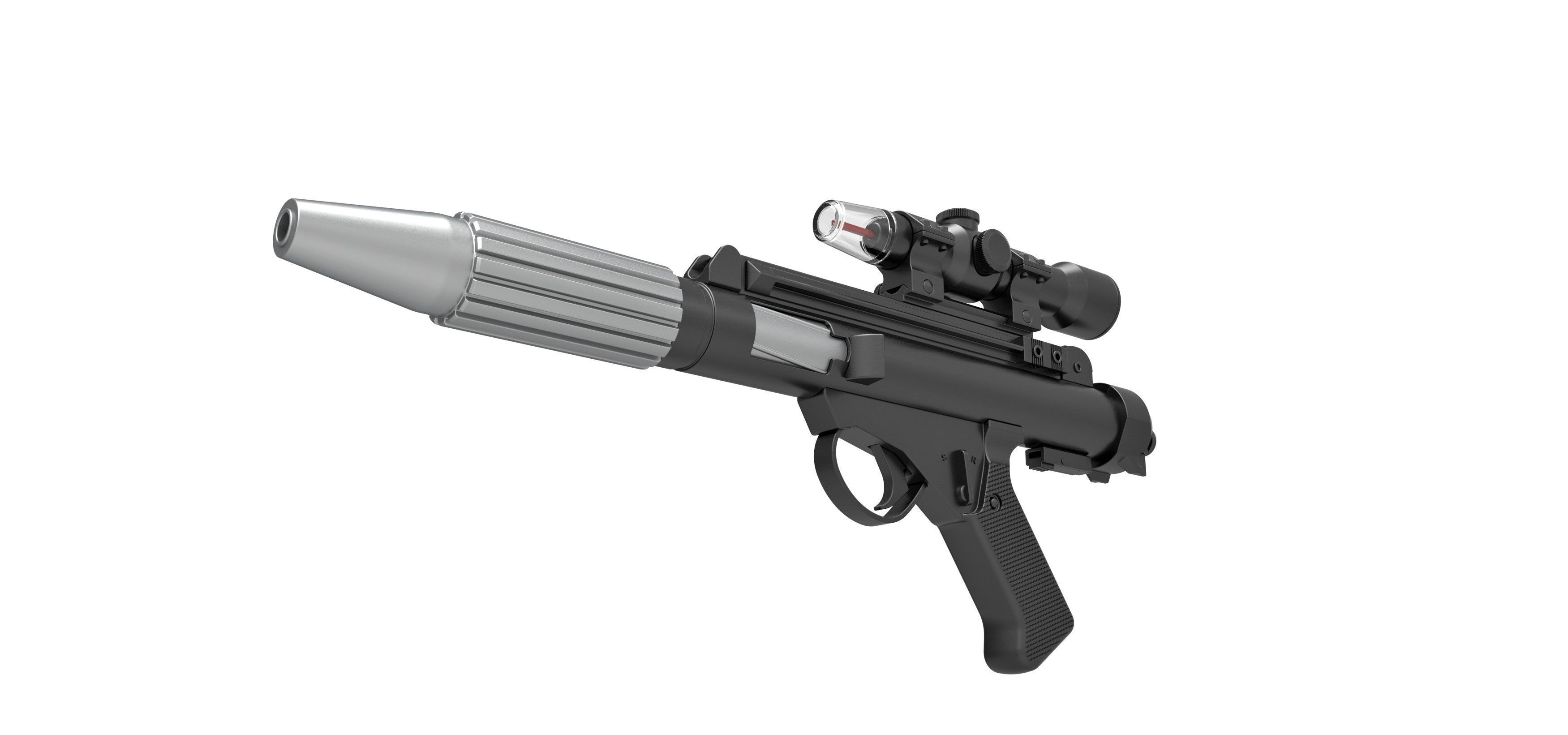 Blaster pistol DH-17 from Star Wars A New Hope 3D model | CGTrader