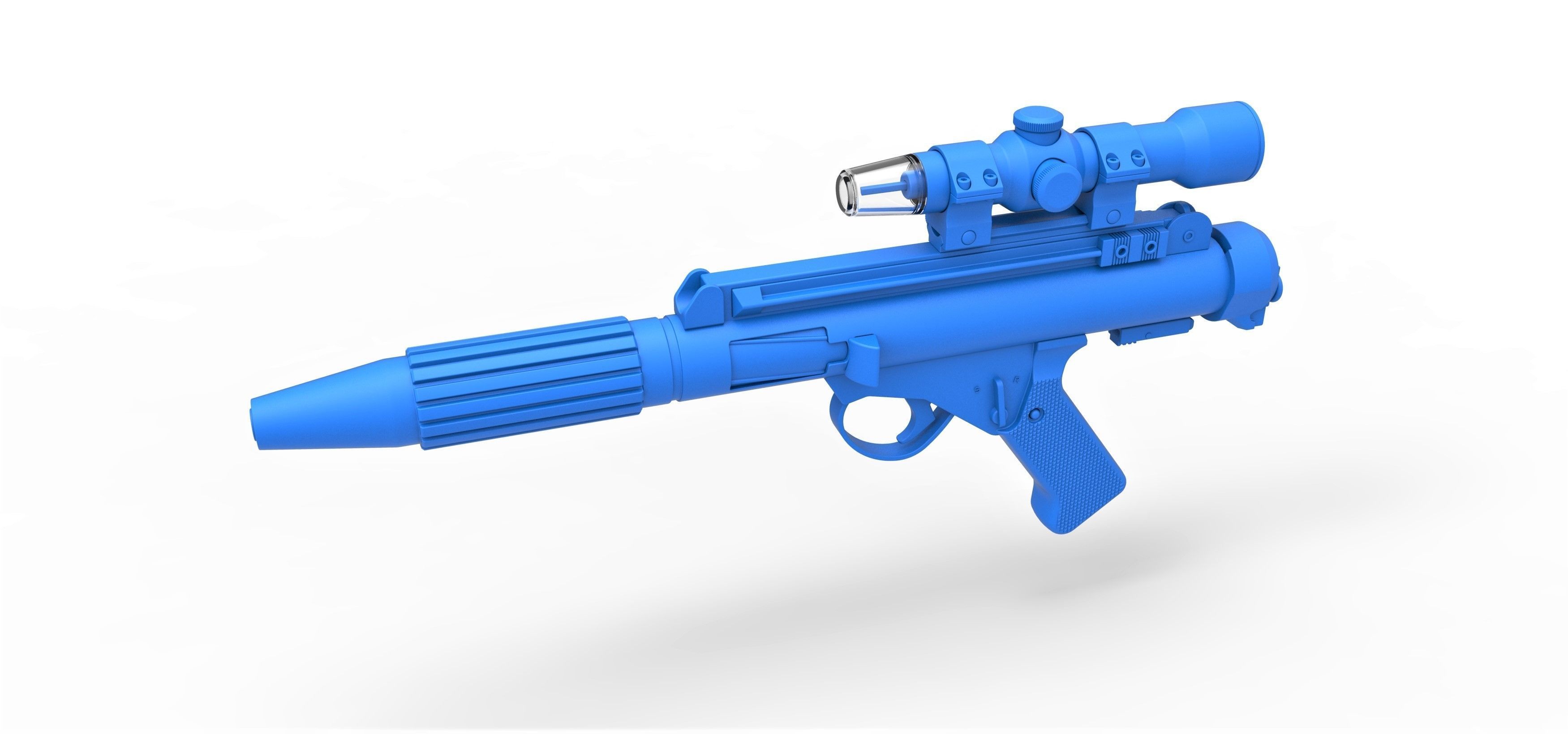 Blaster pistol DH-17 from Star Wars A New Hope 3D model | CGTrader