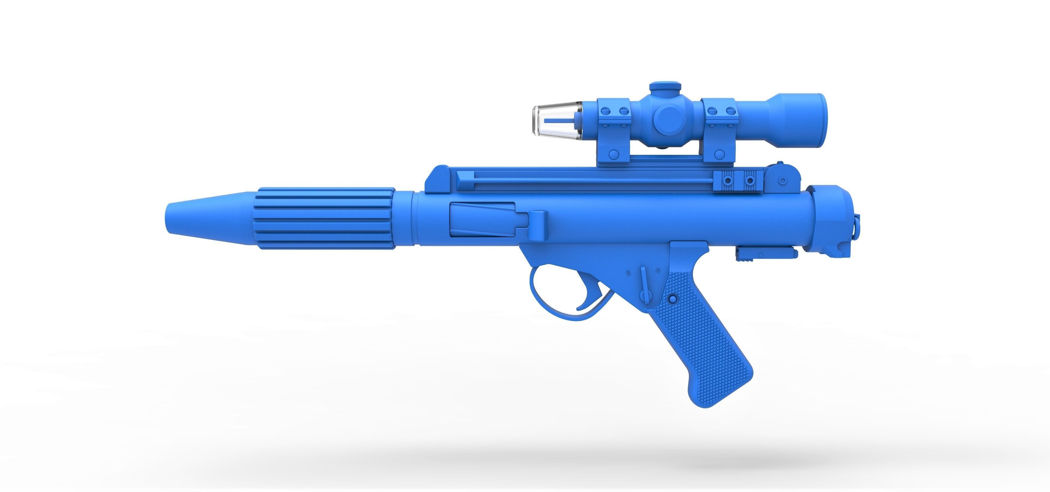 Blaster pistol DH-17 from Star Wars A New Hope 3D model | CGTrader