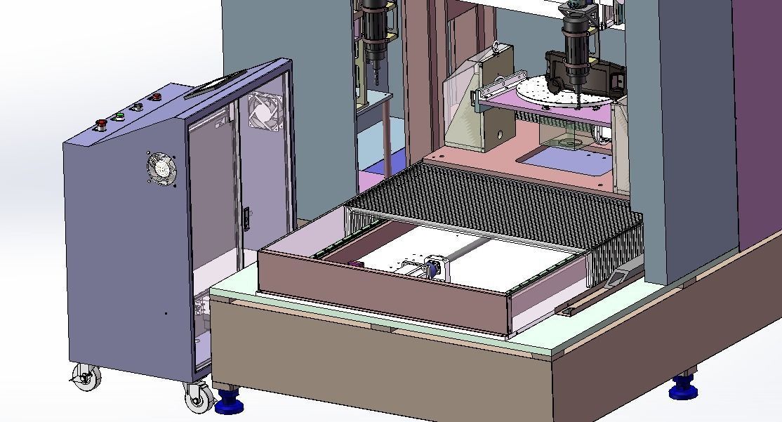 Six axis CNC milling machine 3D model | CGTrader