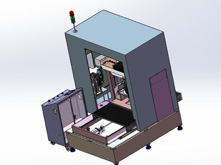 Six axis CNC milling machine 3D model | CGTrader