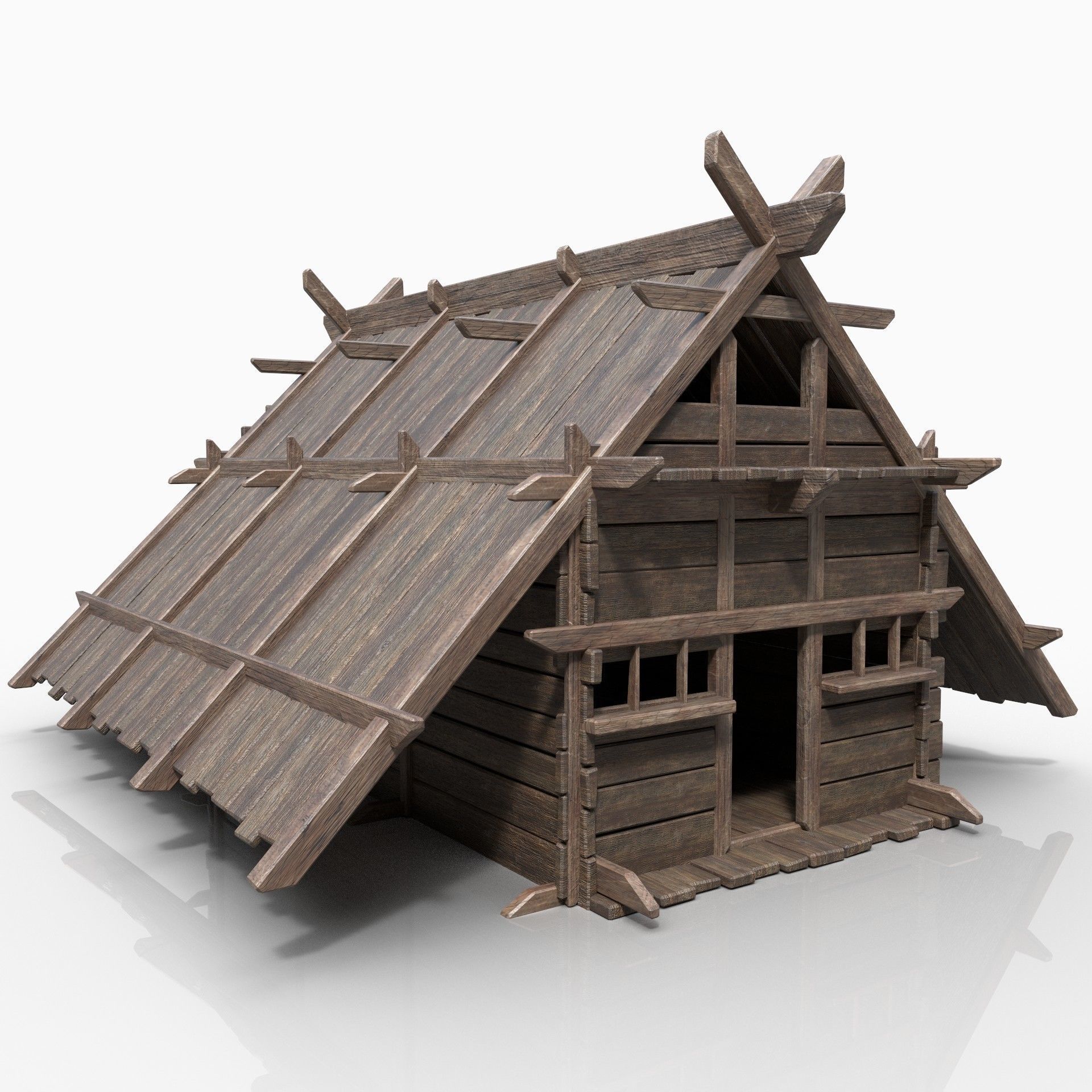 Viking Basic Hut Wooden House Cottage Medieval AAA Next Gen free VR ...