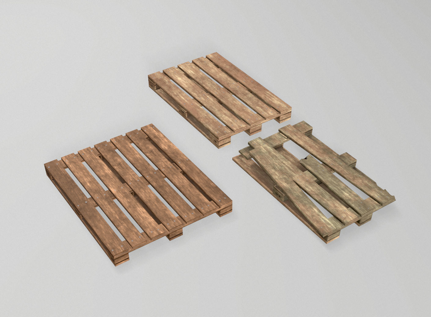 3D model Pallets VR / AR / low-poly | CGTrader
