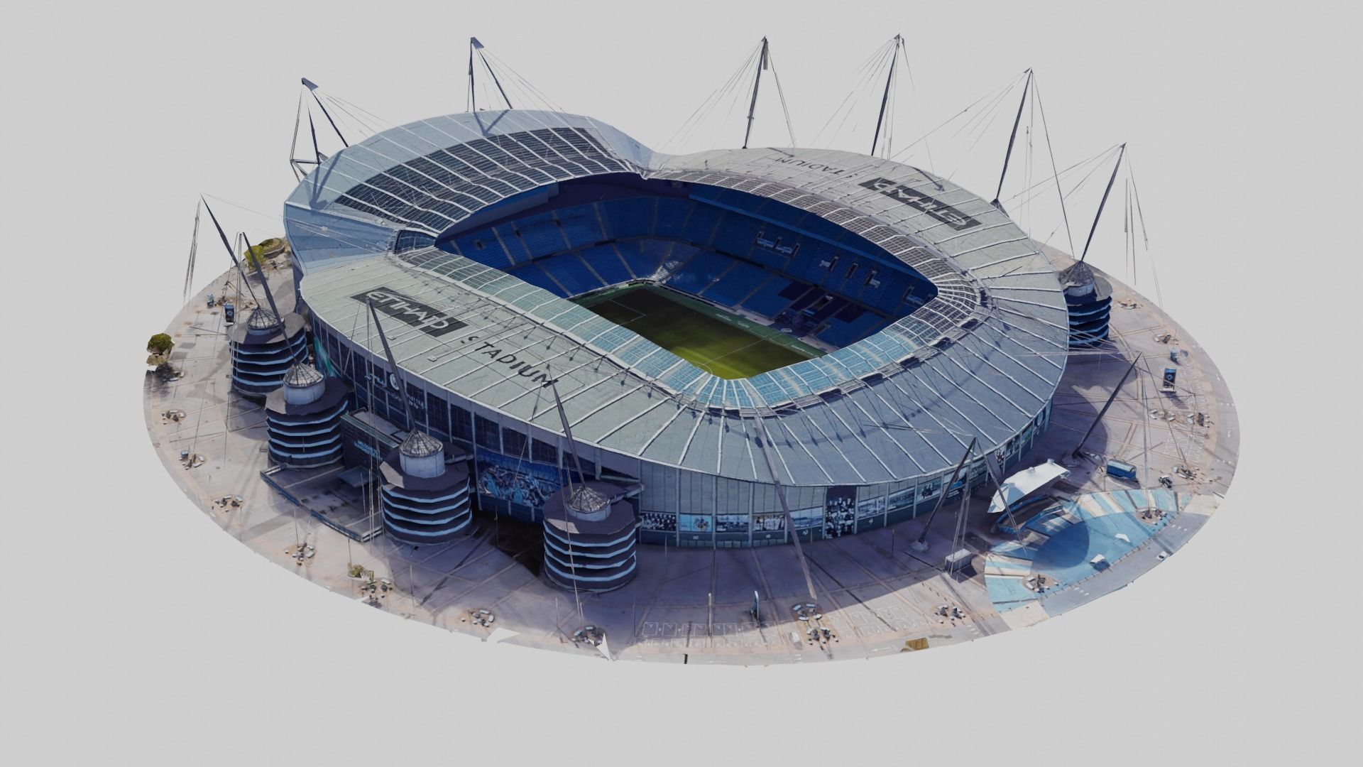 Etihad Stadium - Manchester City FC 3D model | CGTrader