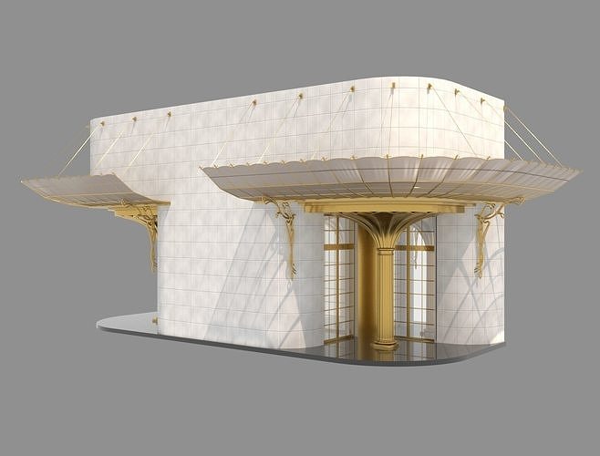 Entrance islamic grand mosque 3D model | CGTrader