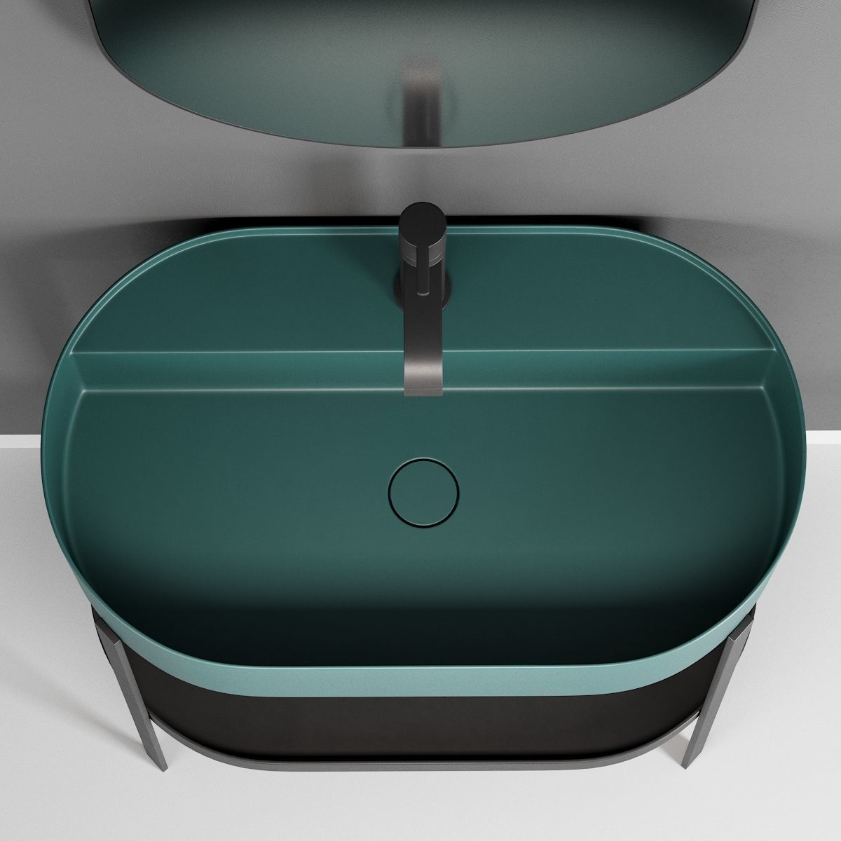 3D model Nic Design Consolle Oval Washbasin VR / AR / low-poly | CGTrader