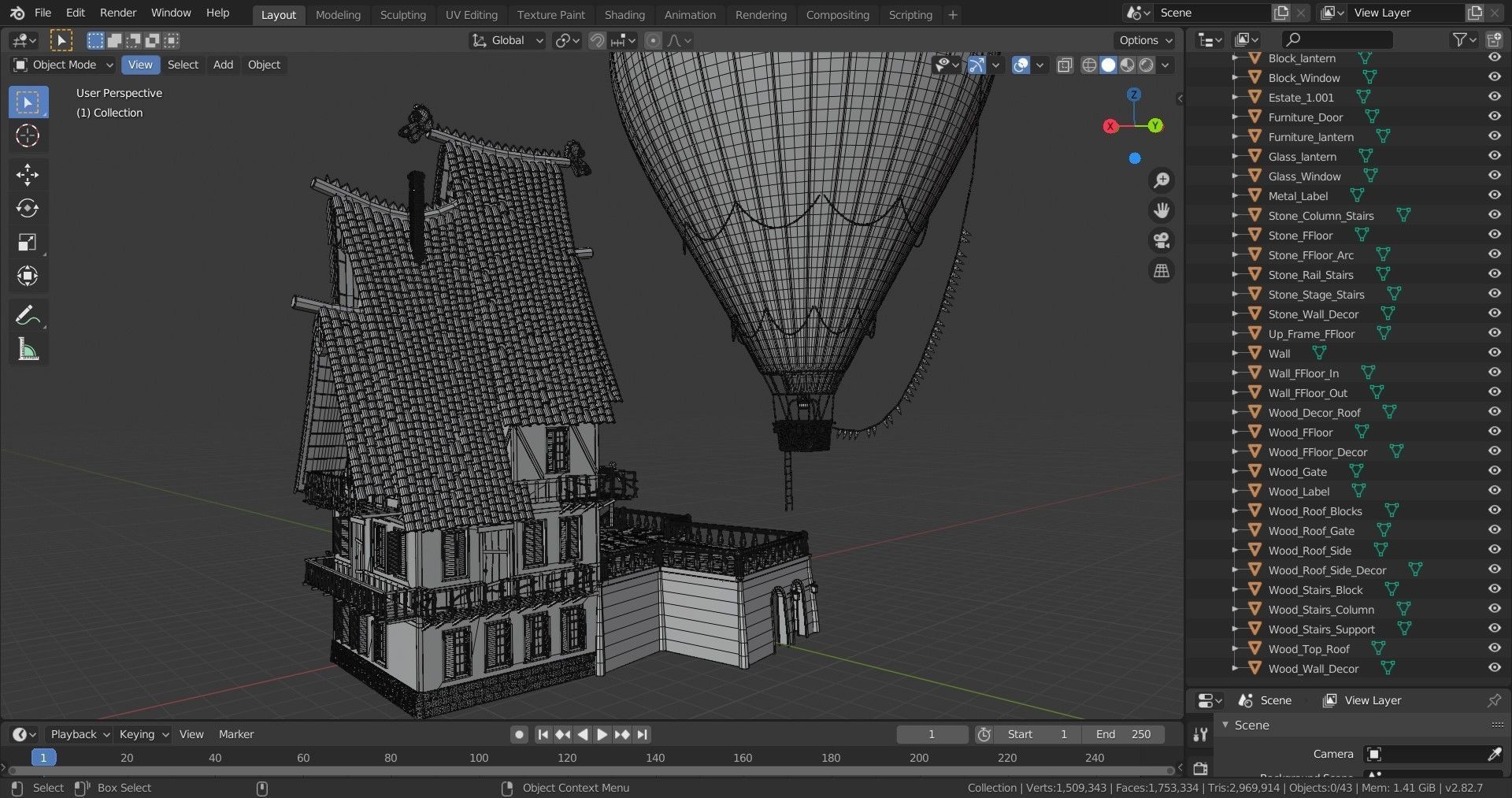 Estate 3D model | CGTrader