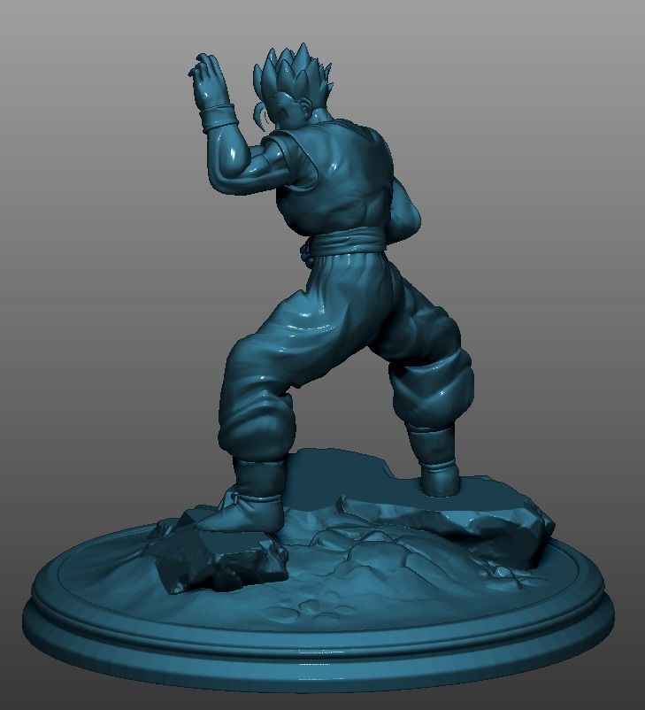 Dragon Ball Z - Son Gohan 3D model 3D printable | CGTrader