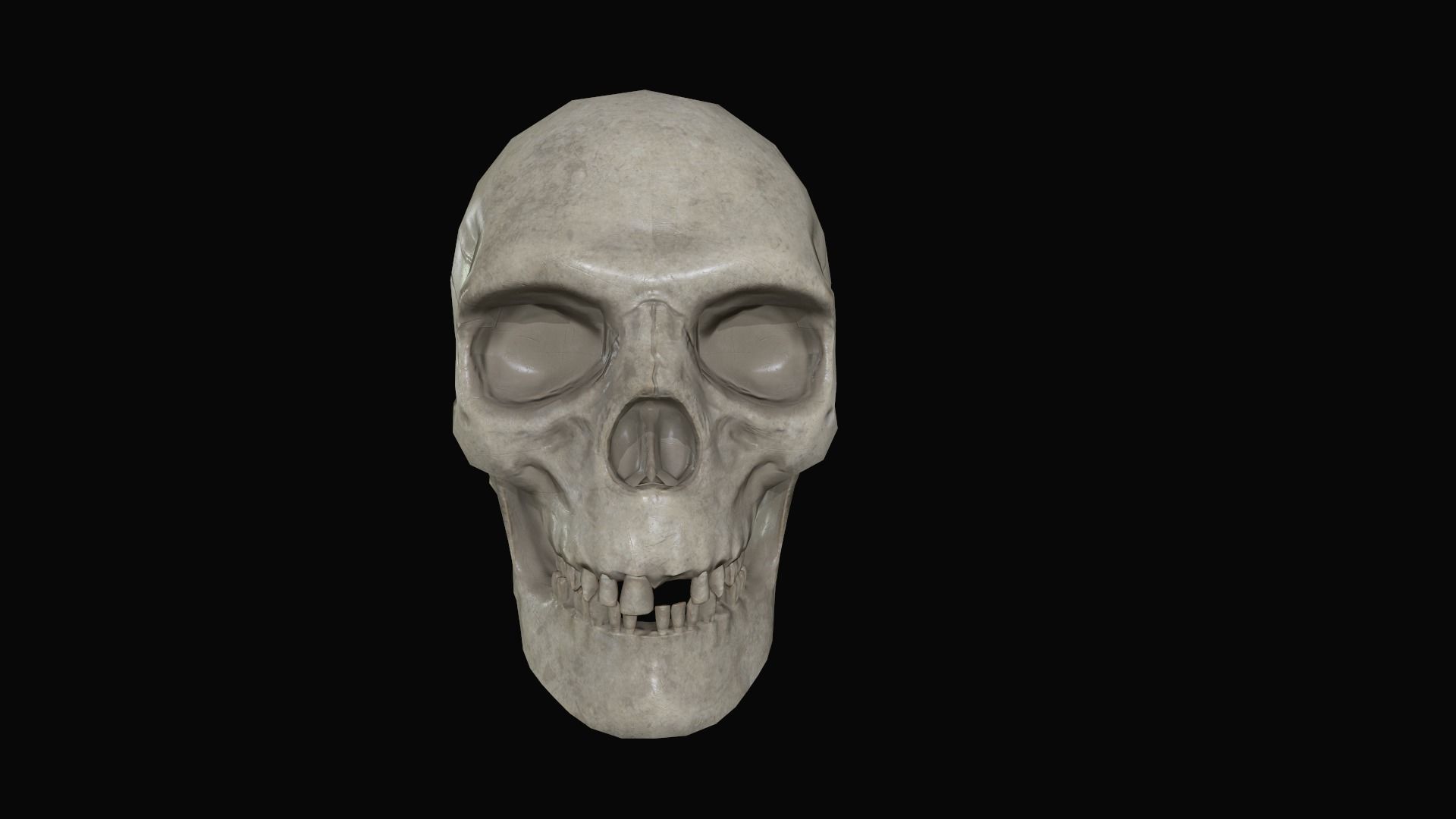 Low Poly Stylized Skull free VR / AR / low-poly 3D model | CGTrader