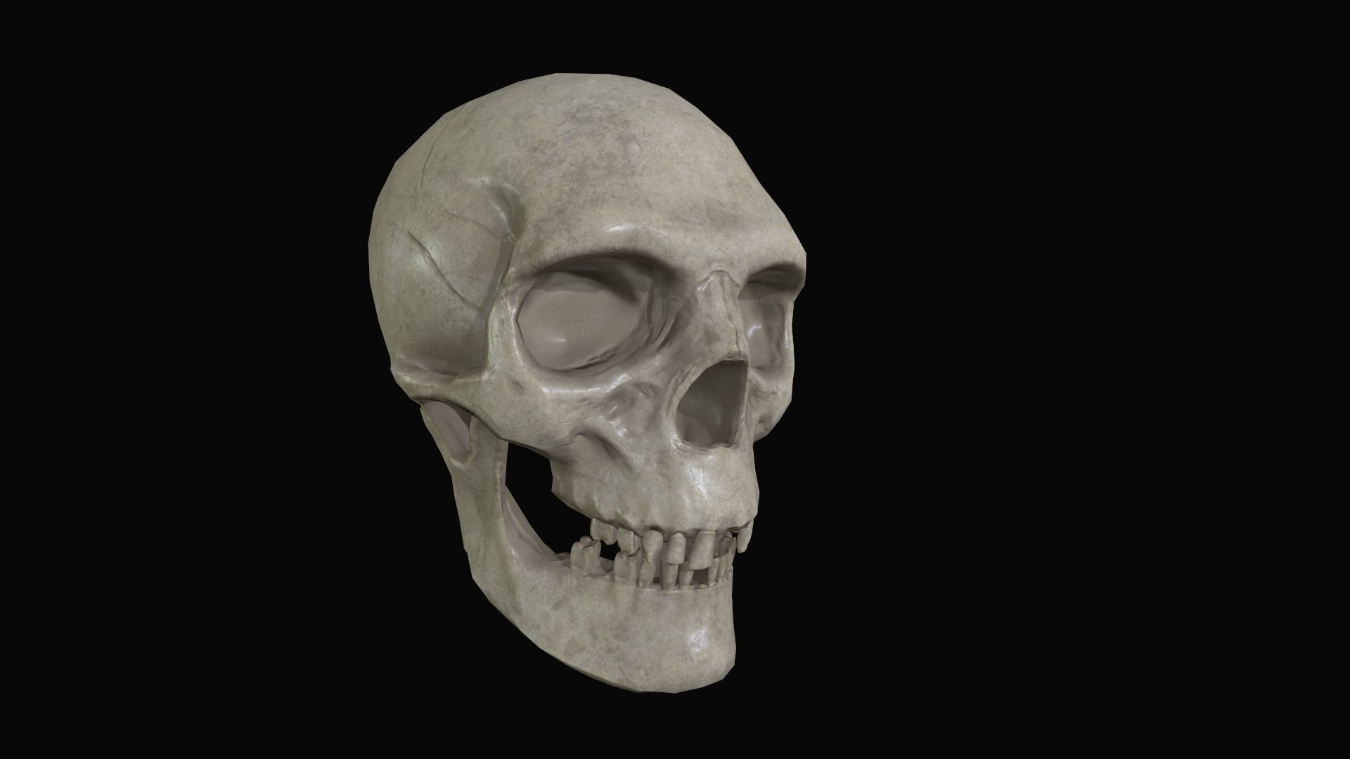 Low Poly Stylized Skull free VR / AR / low-poly 3D model | CGTrader