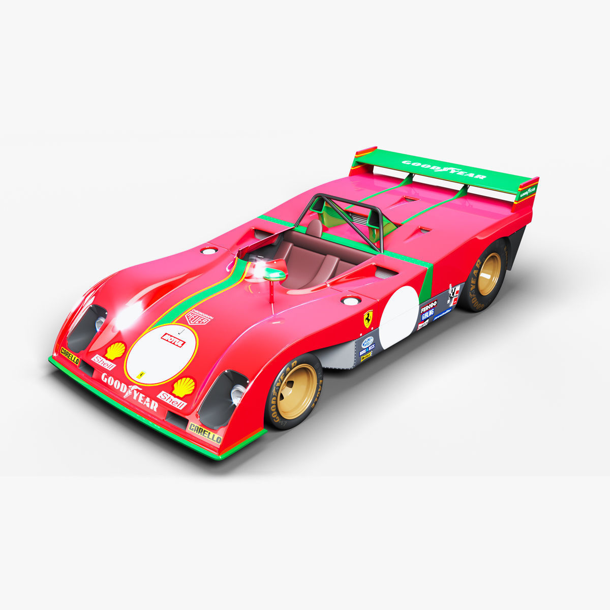 Ferrari 312 PB 3D model | CGTrader