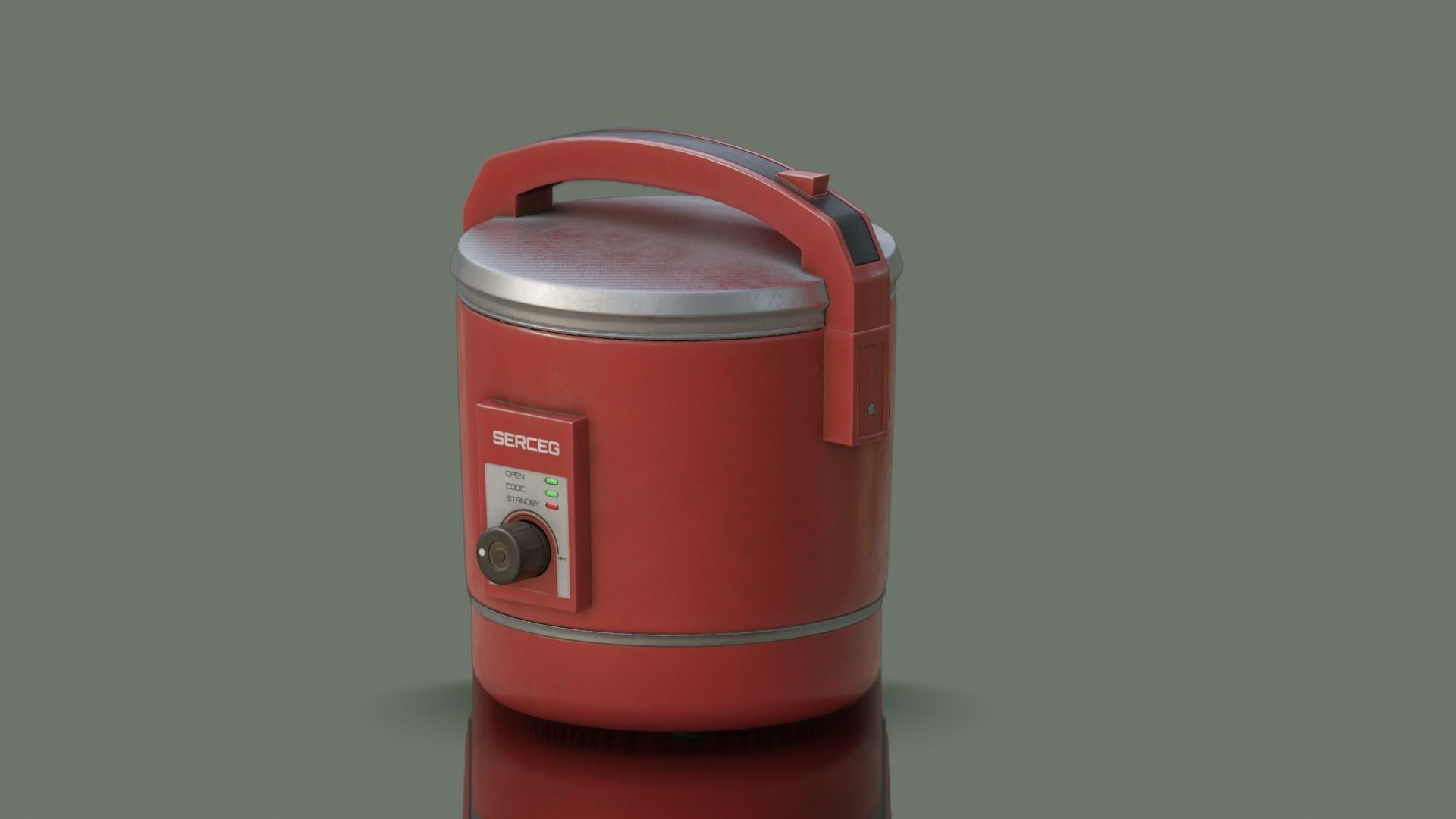 3D model Old Rice Cooker VR / AR / low-poly | CGTrader