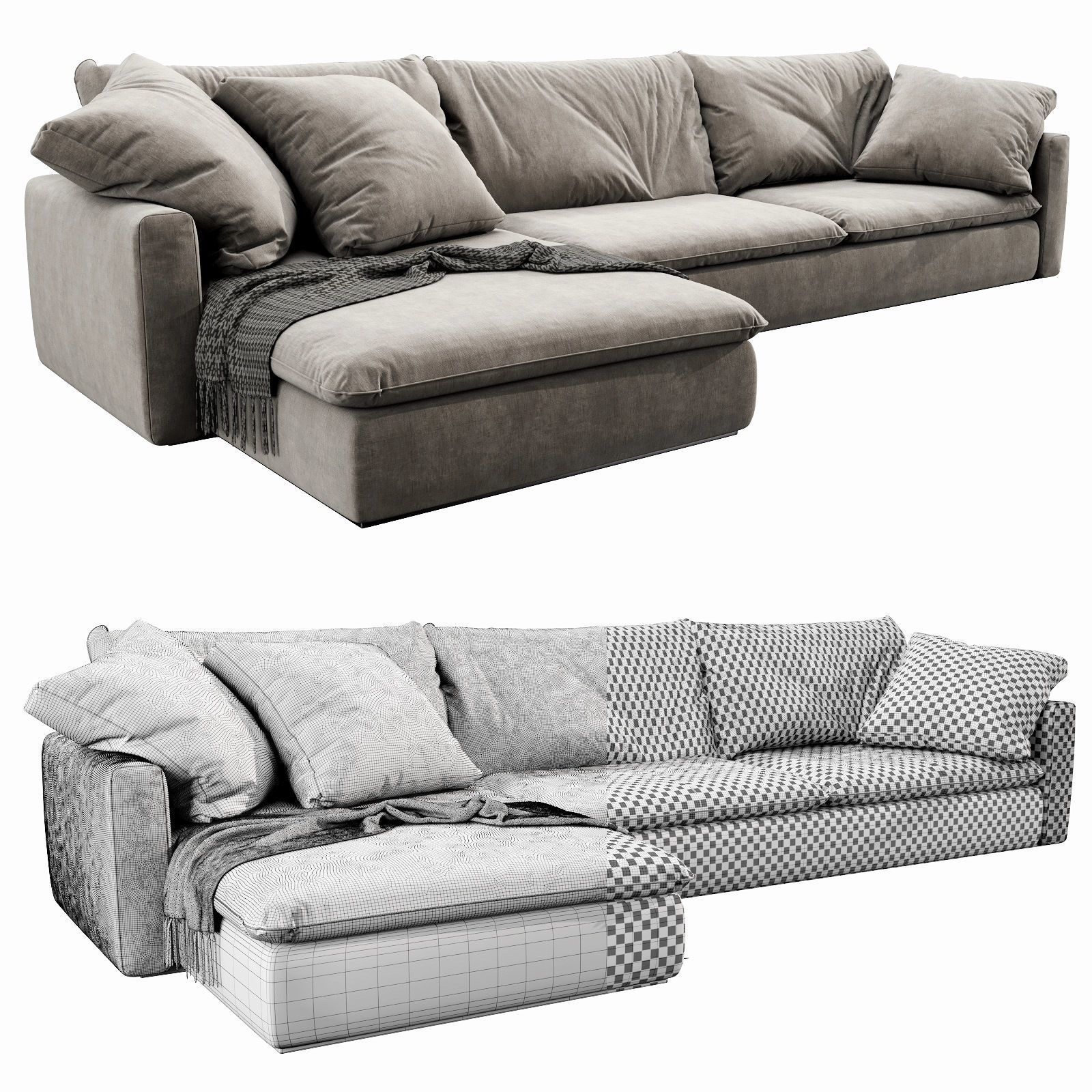 Indera Weeknd Chaise Lounge 3D model | CGTrader