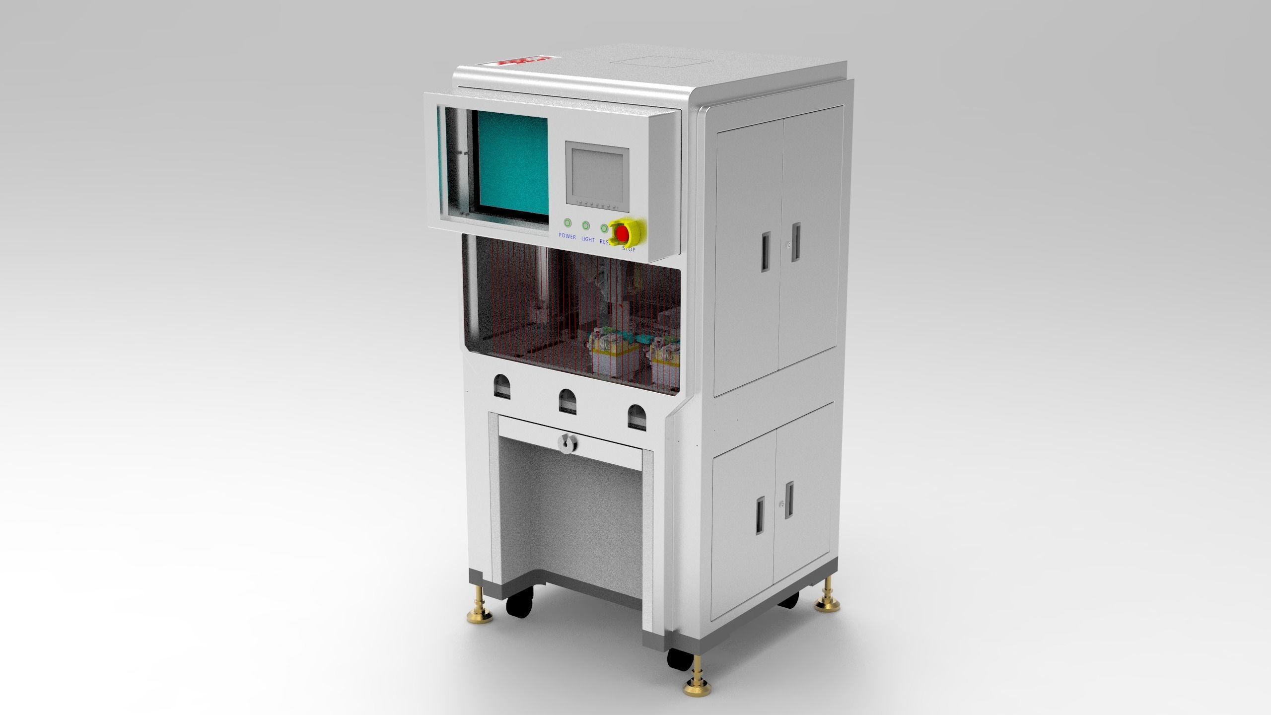 Laser engraving machine 3D model | CGTrader