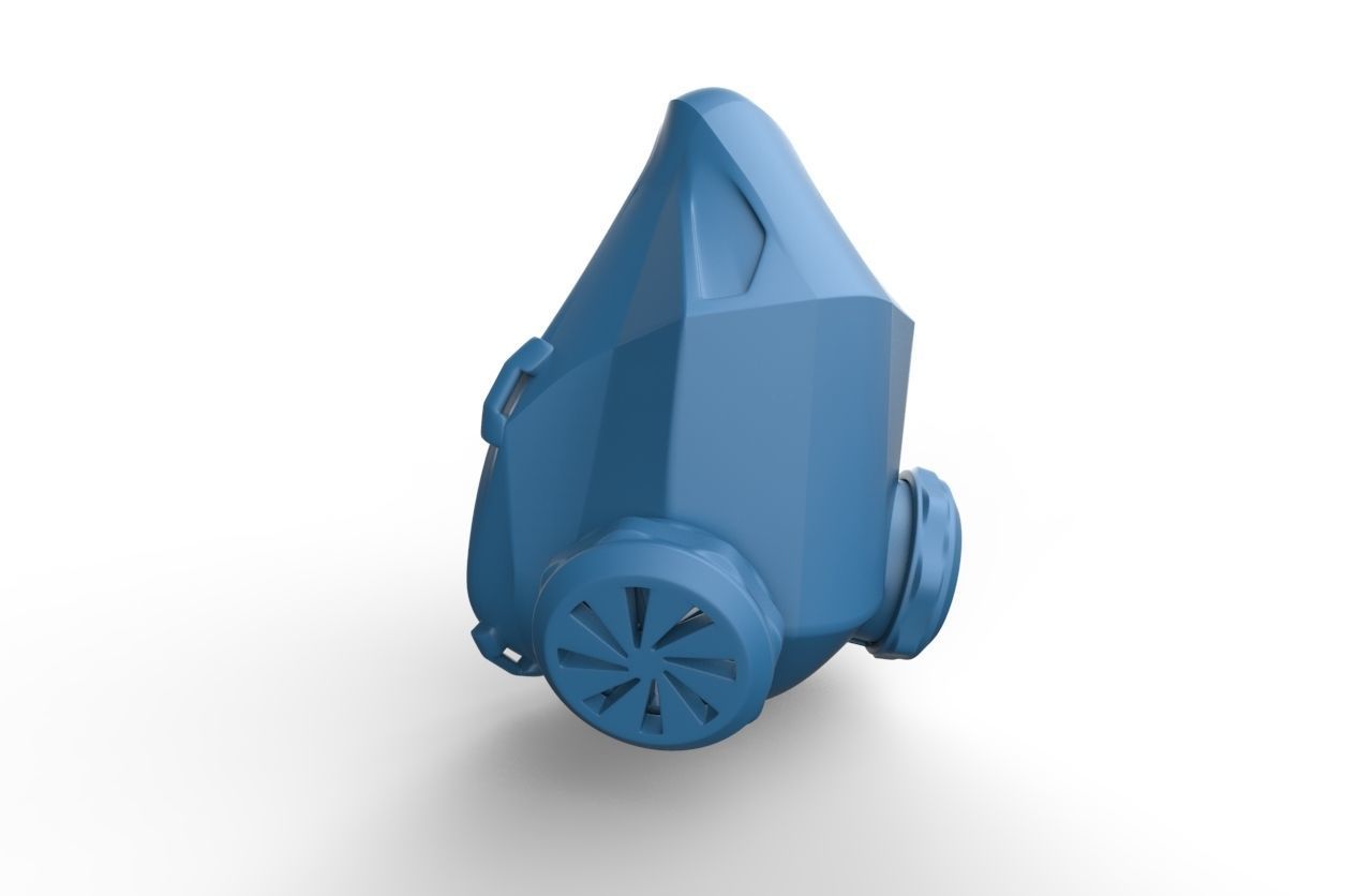 3d Print Respirator Face Mask free 3D model 3D printable | CGTrader