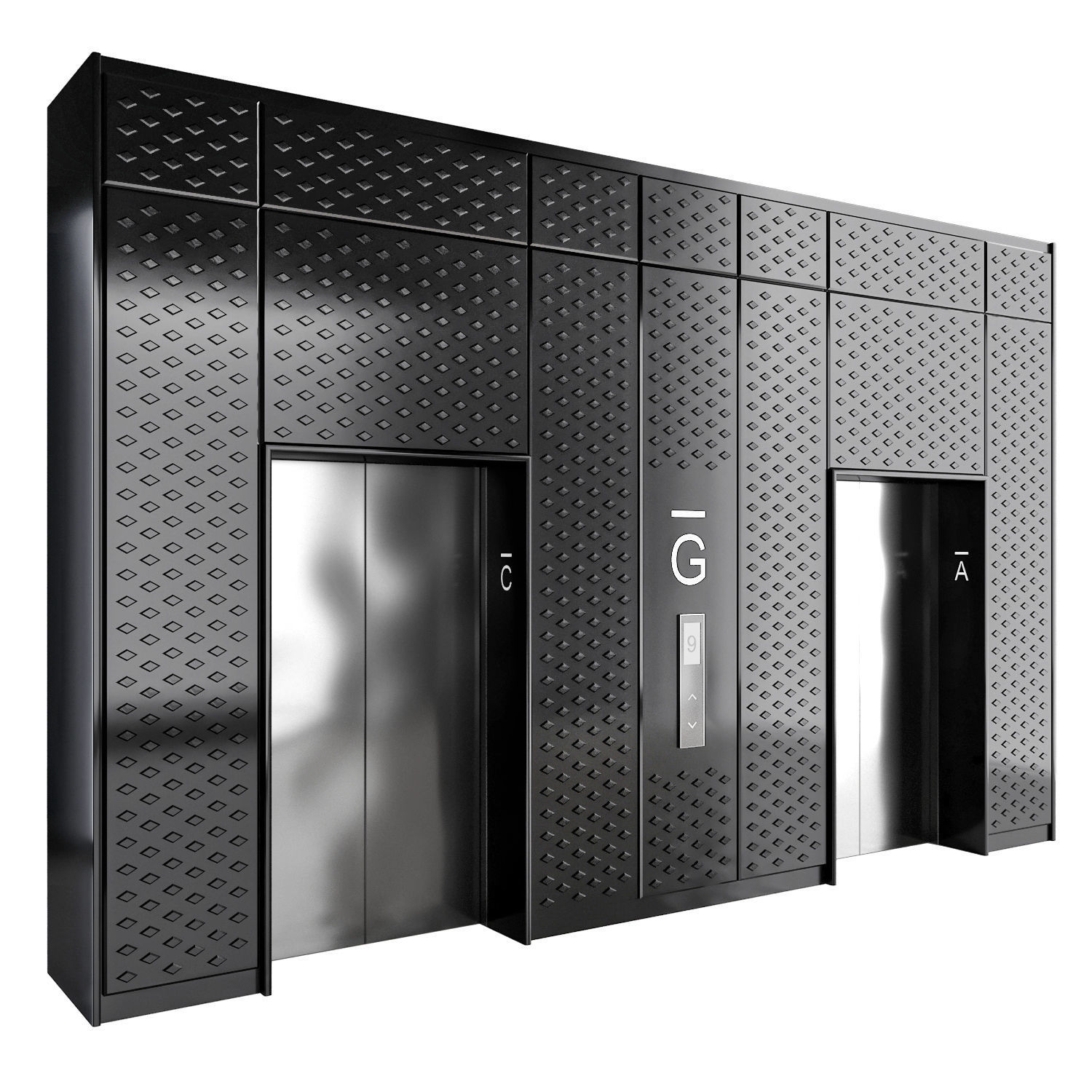 Elevator 3 g elevators 3D model | CGTrader