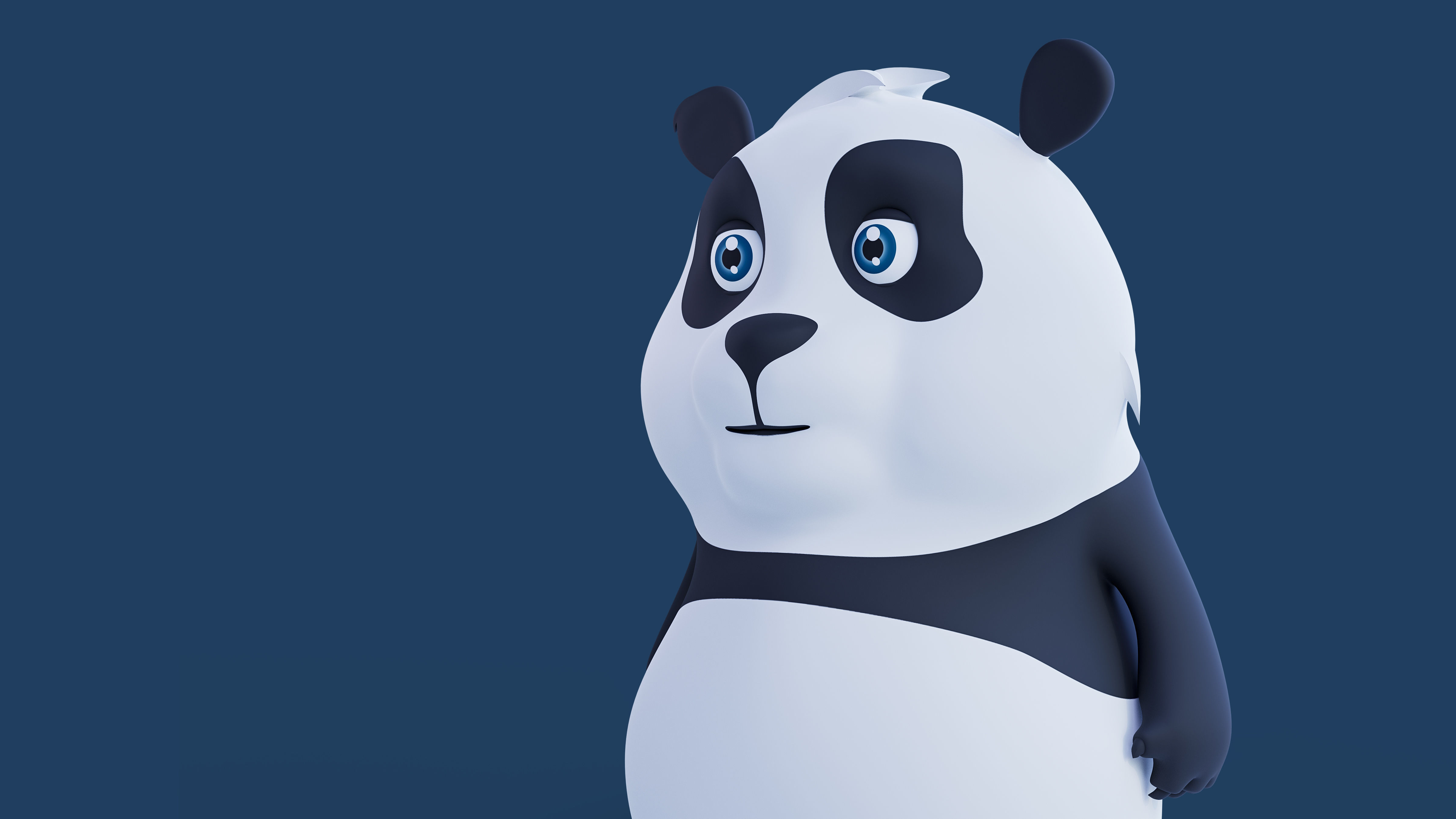 3D model Low Poly Panda VR / AR / low-poly | CGTrader