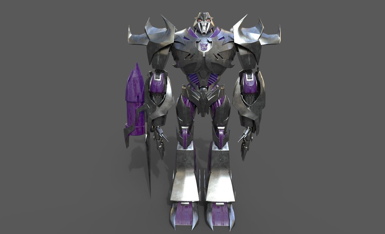 3D model TRANSFORMERS MEGATRON VR / AR / low-poly | CGTrader