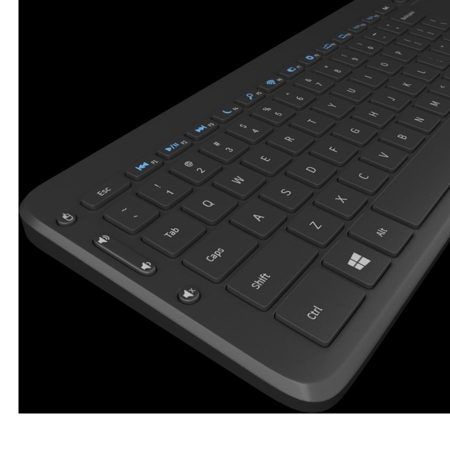 Microsoft Multimedia Keyboard 3D model | CGTrader
