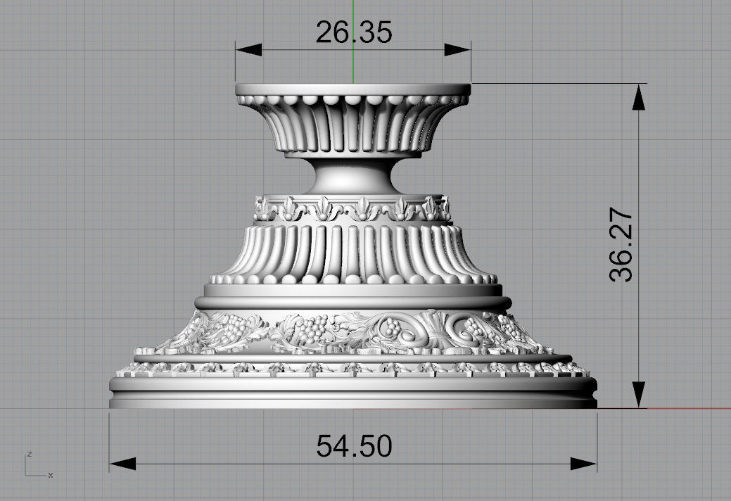 Pedestal for statue 3D model 3D printable | CGTrader