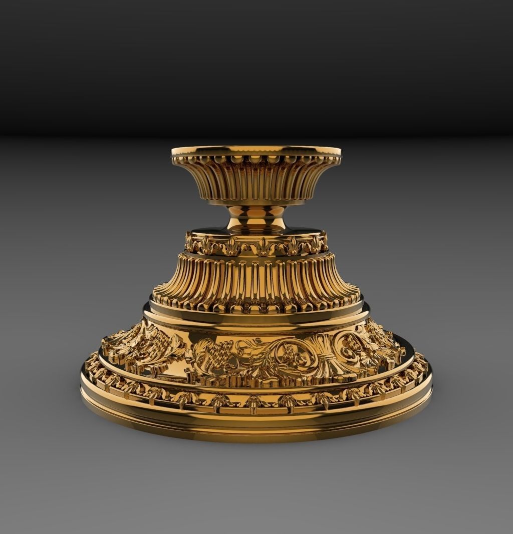 Pedestal for statue 3D model 3D printable | CGTrader