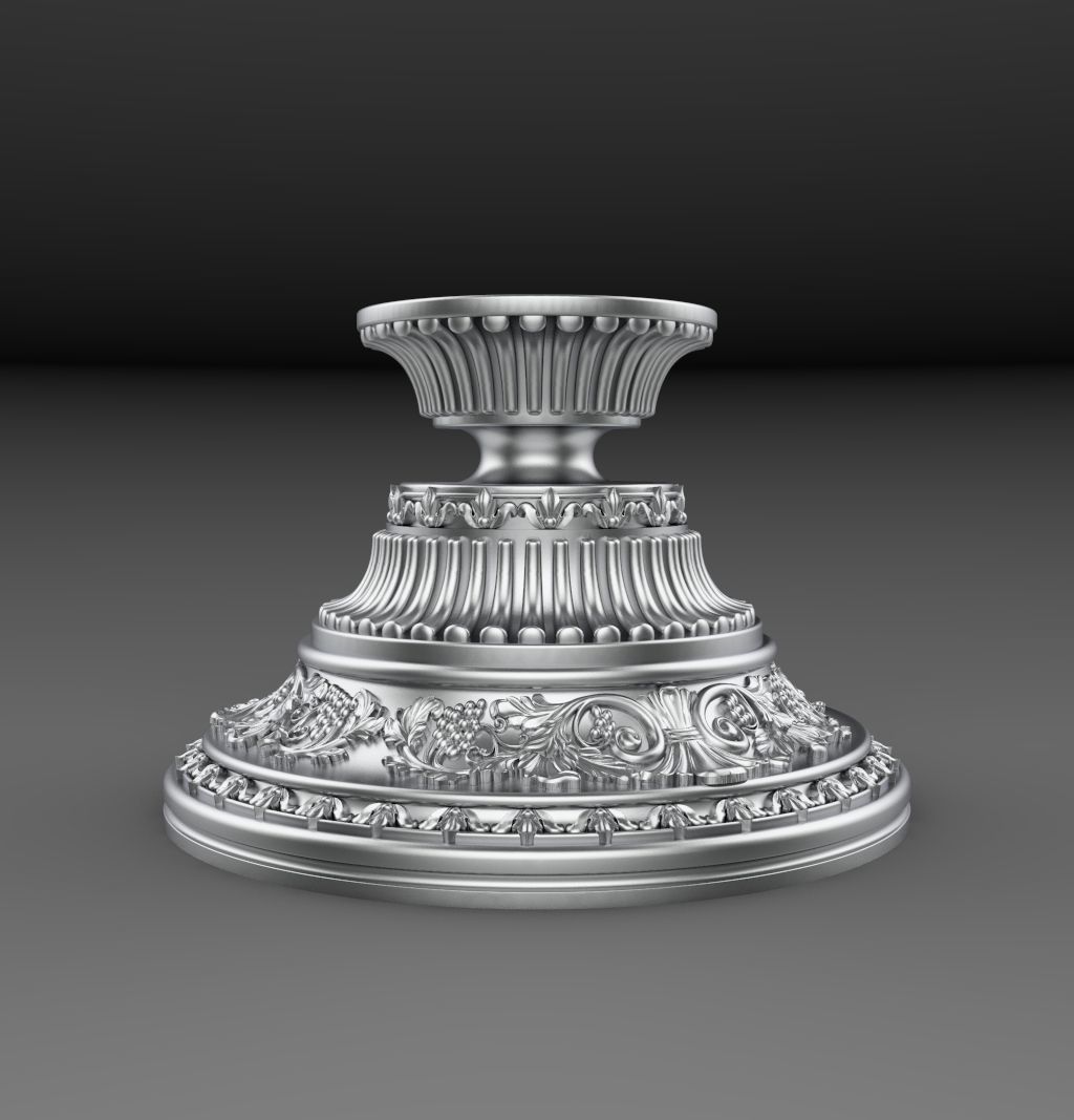 Pedestal for statue 3D model 3D printable | CGTrader