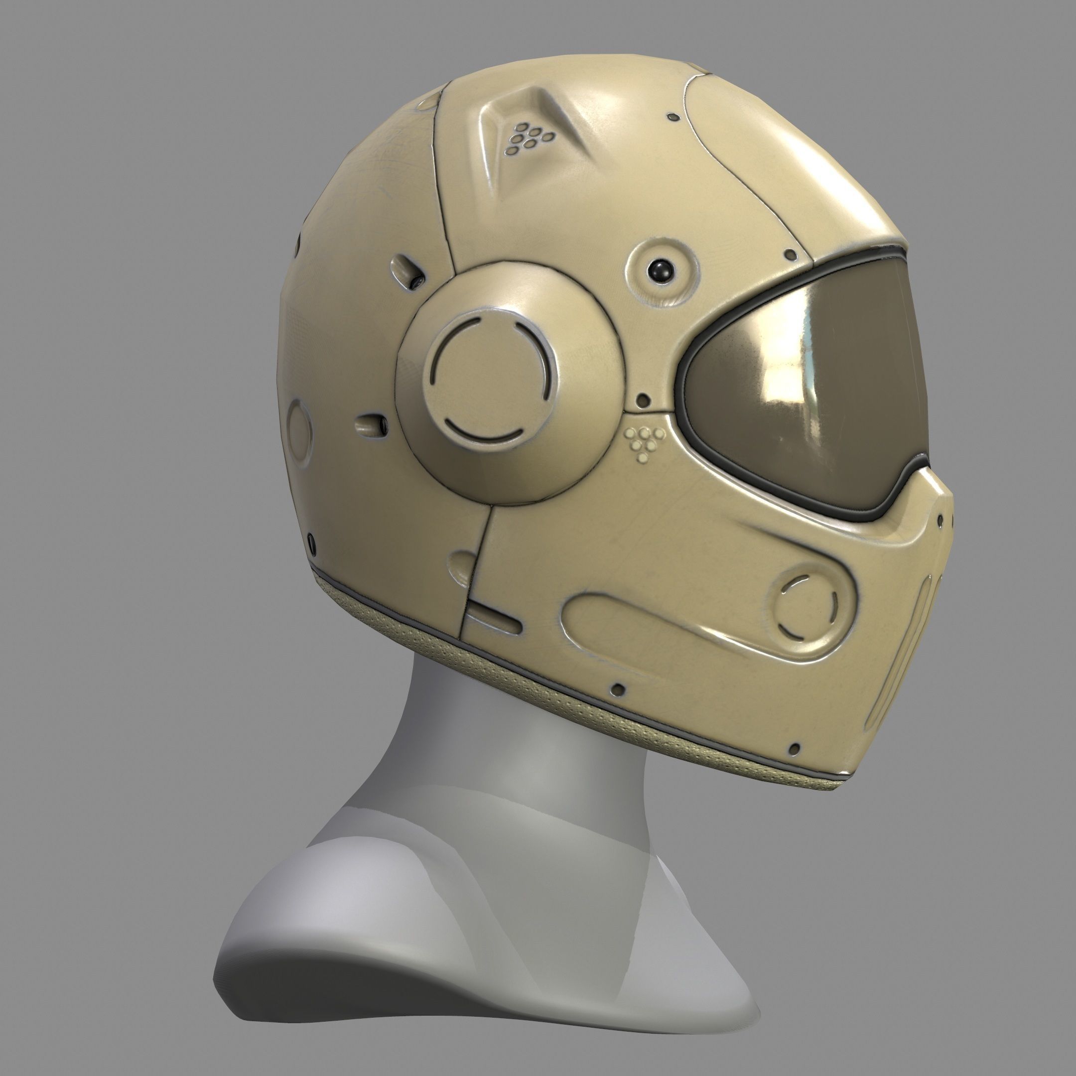 3D model FVX500 Helmet VR / AR / low-poly | CGTrader