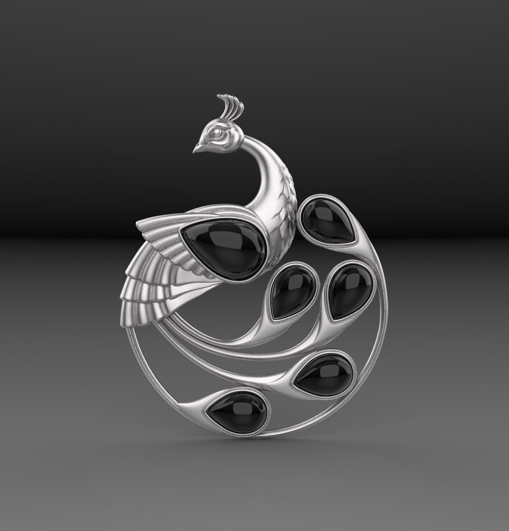 3D print model Brooch Pea | CGTrader