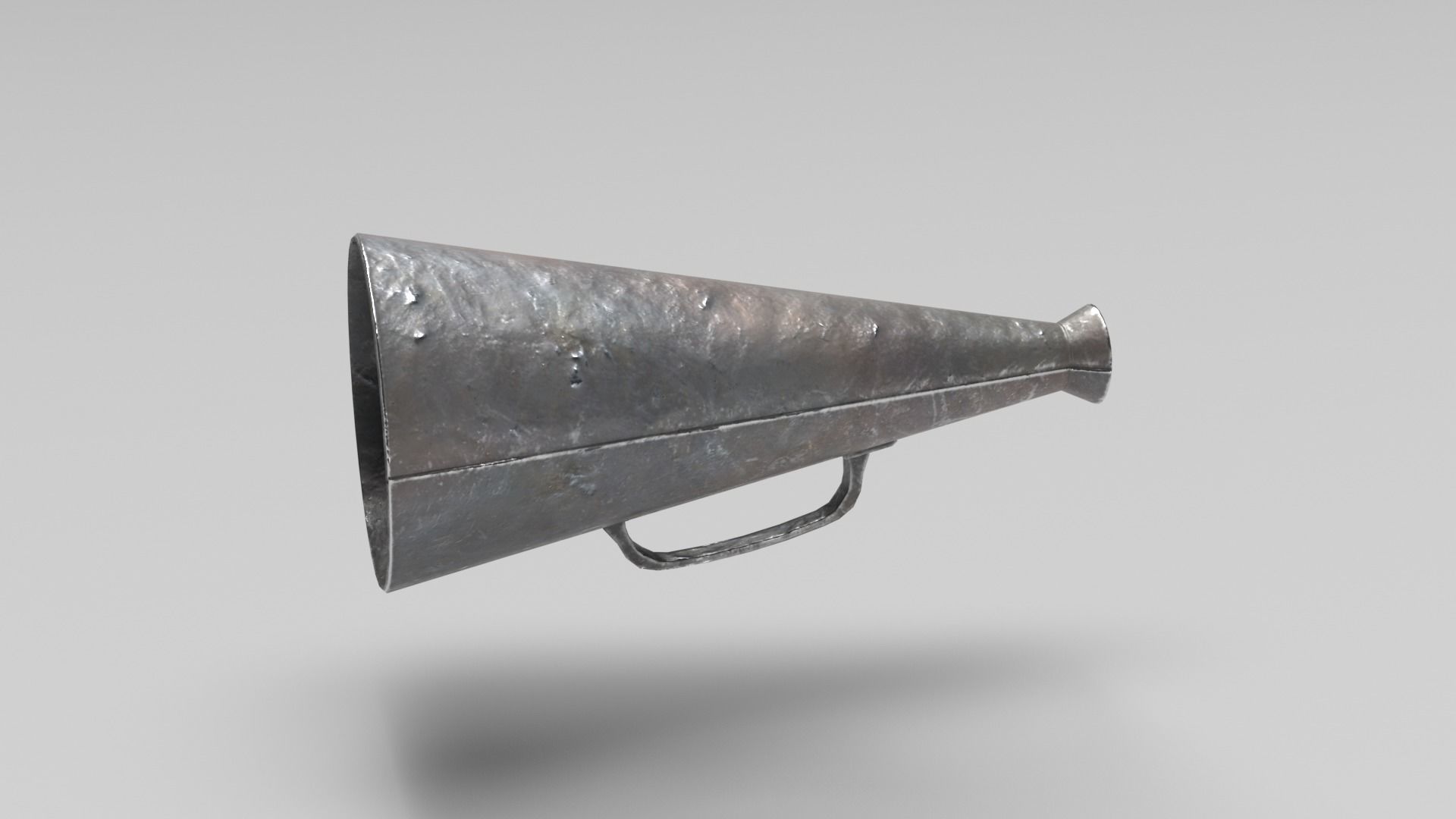 3D model Old Metal Megaphone VR / AR / low-poly | CGTrader