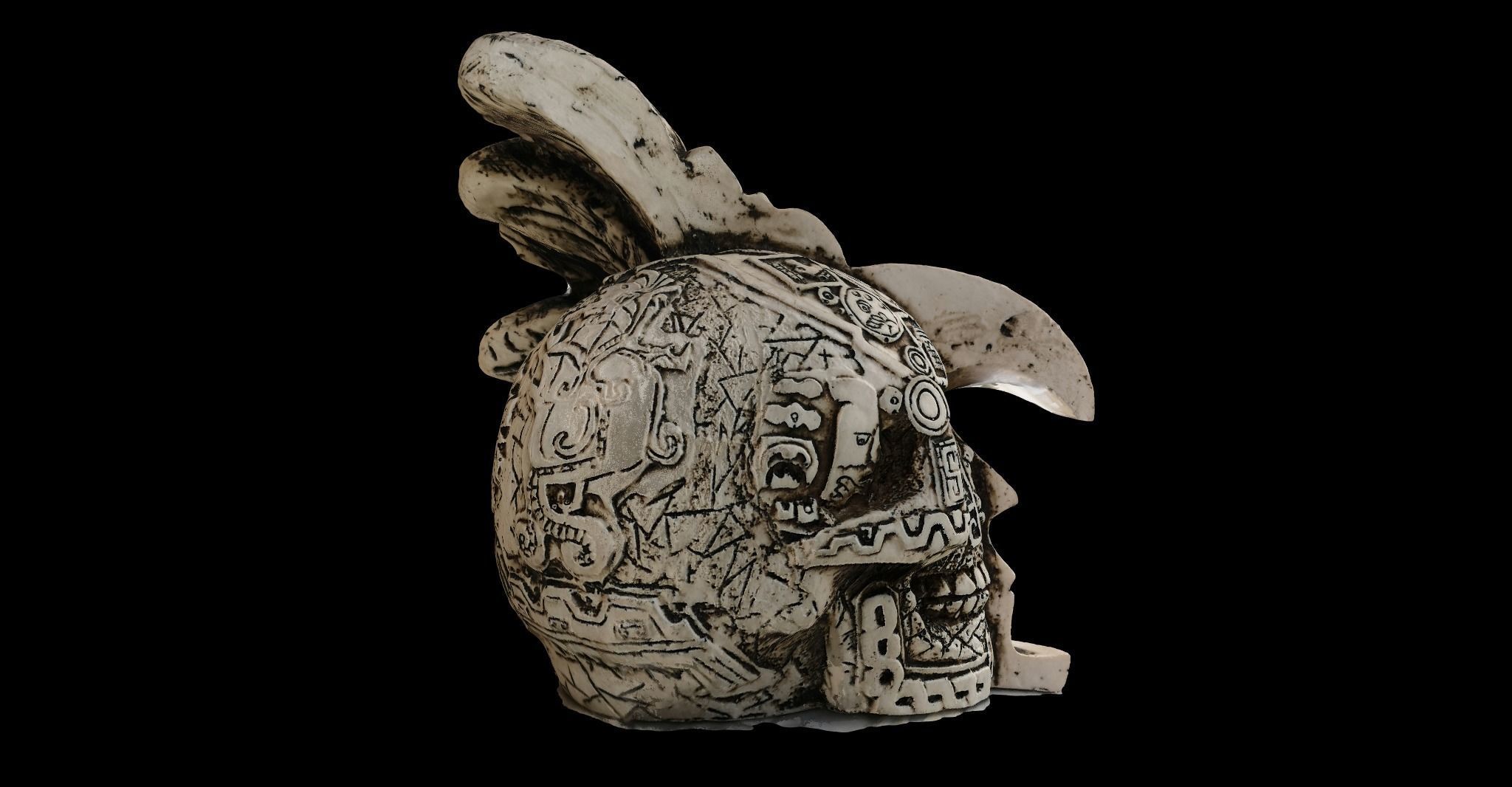 Mexican Skull Dual Face free 3D model | CGTrader