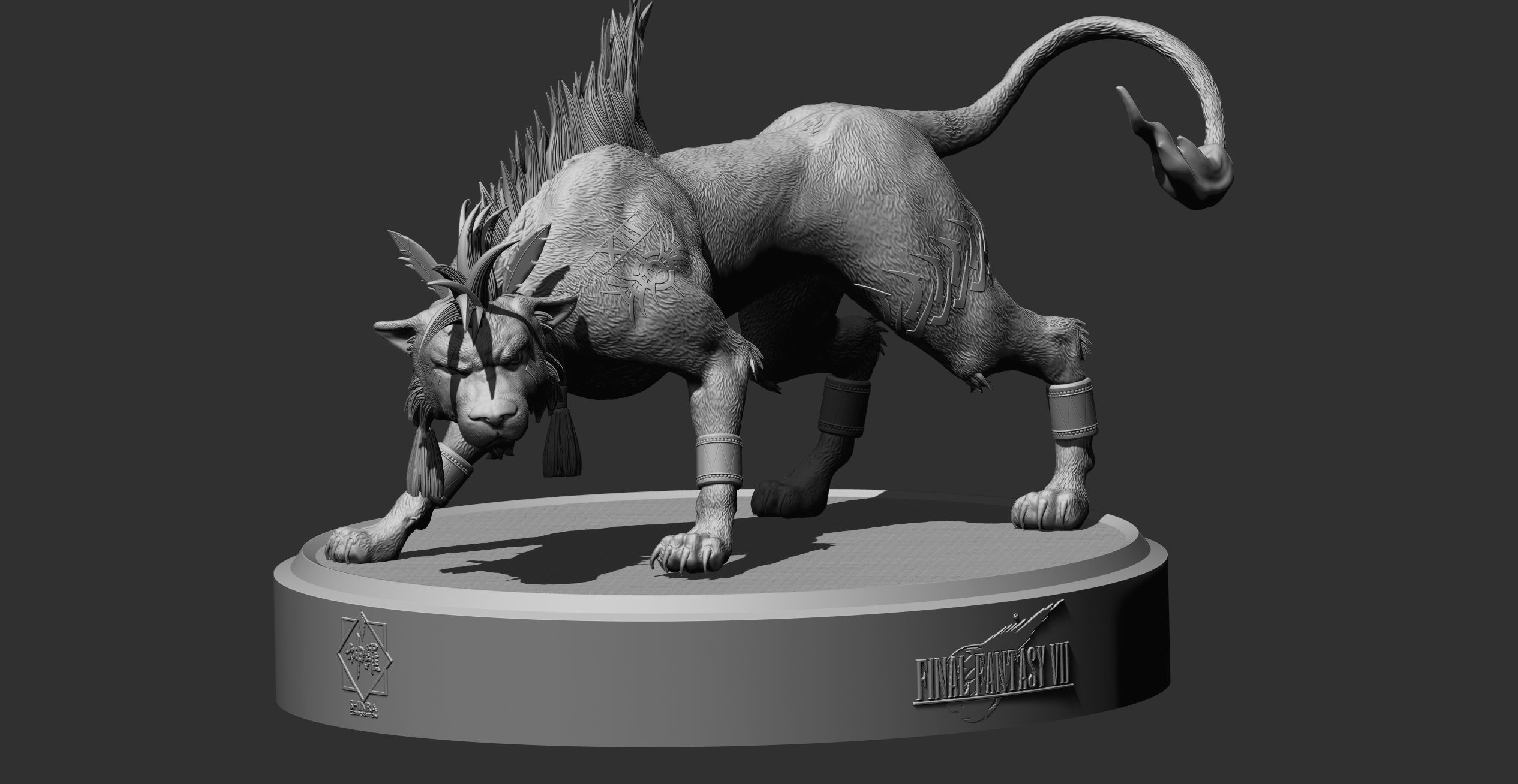 RED XII - Final Fantasy VII 3D model 3D printable | CGTrader