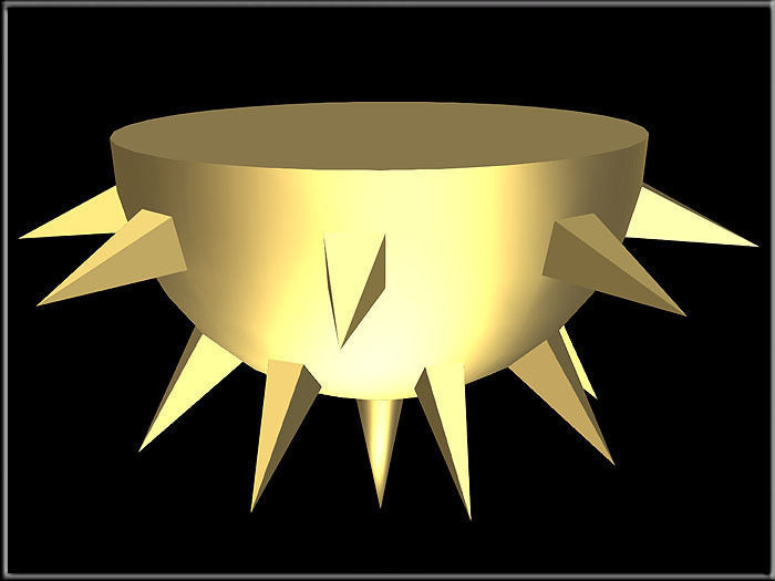 3D model Spike Ball - Half VR / AR / low-poly | CGTrader