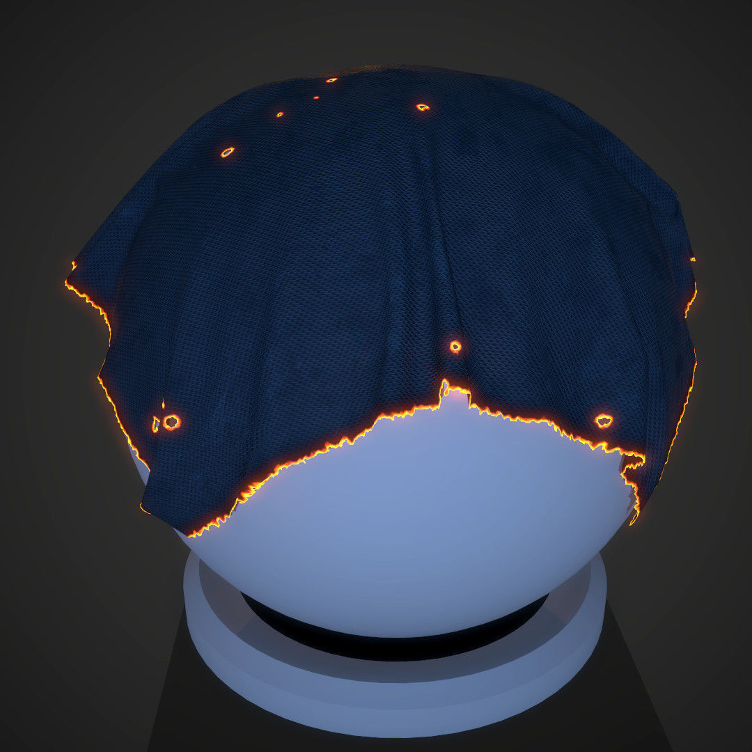 Burned cloth SP SmartMaterial Texture | CGTrader