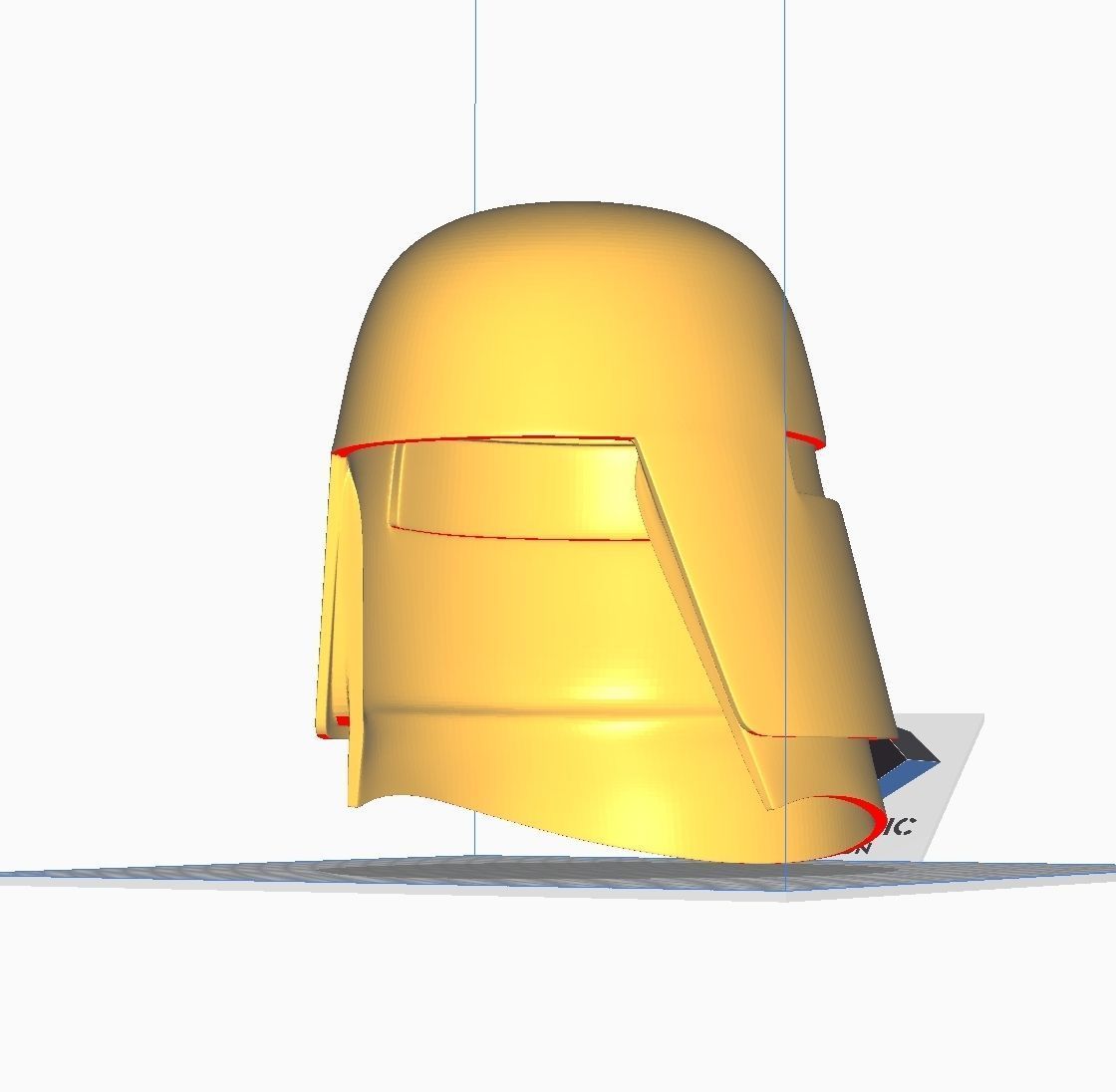 Star Wars Episode III Revenge of the Sith Galactic Marine Helmet 3D ...