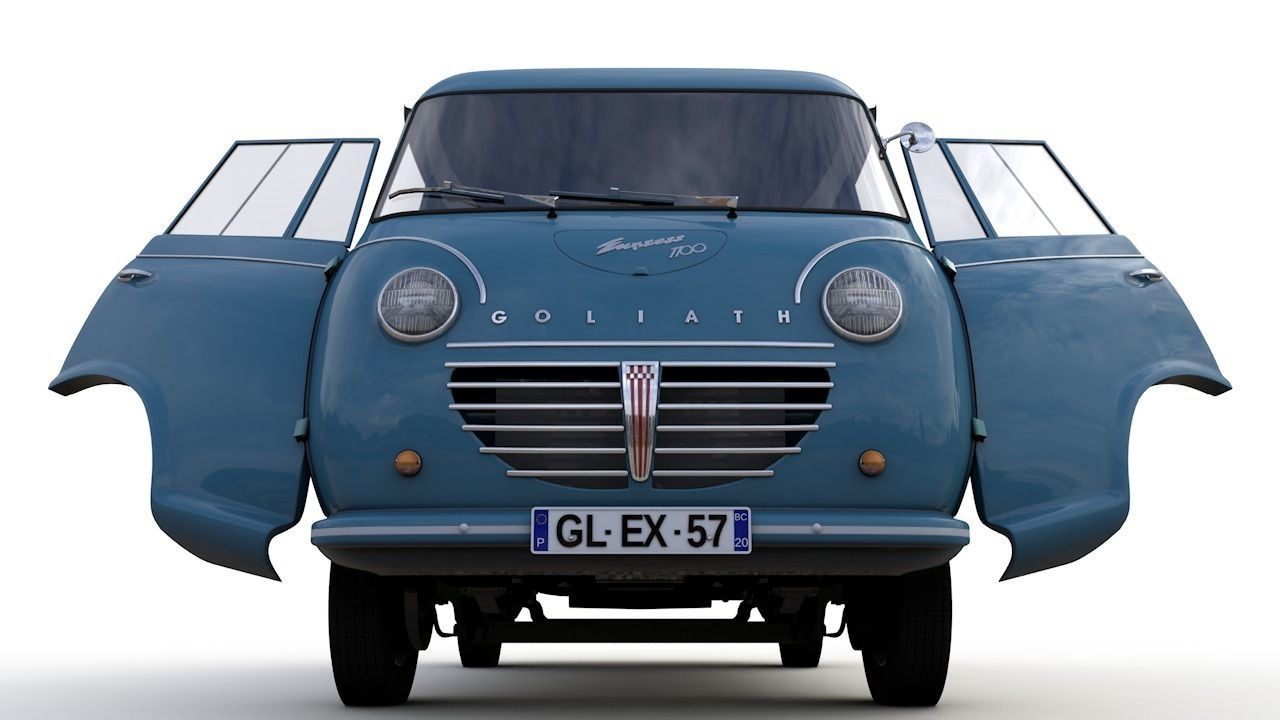 GOLIATH EXPRESS 1100 WAGEN 1957 3D model | CGTrader