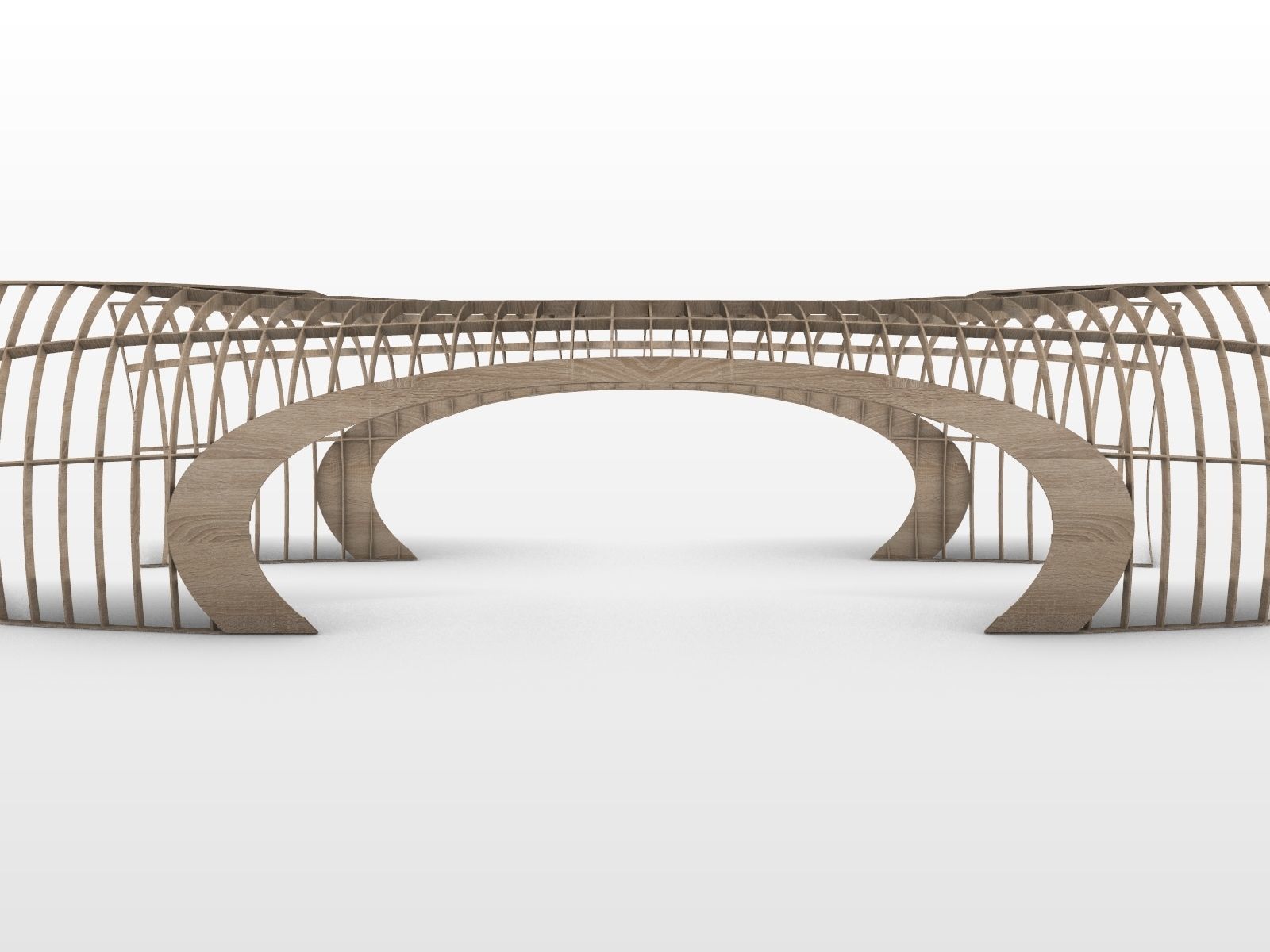 Parametric Pavilion 3D model | CGTrader