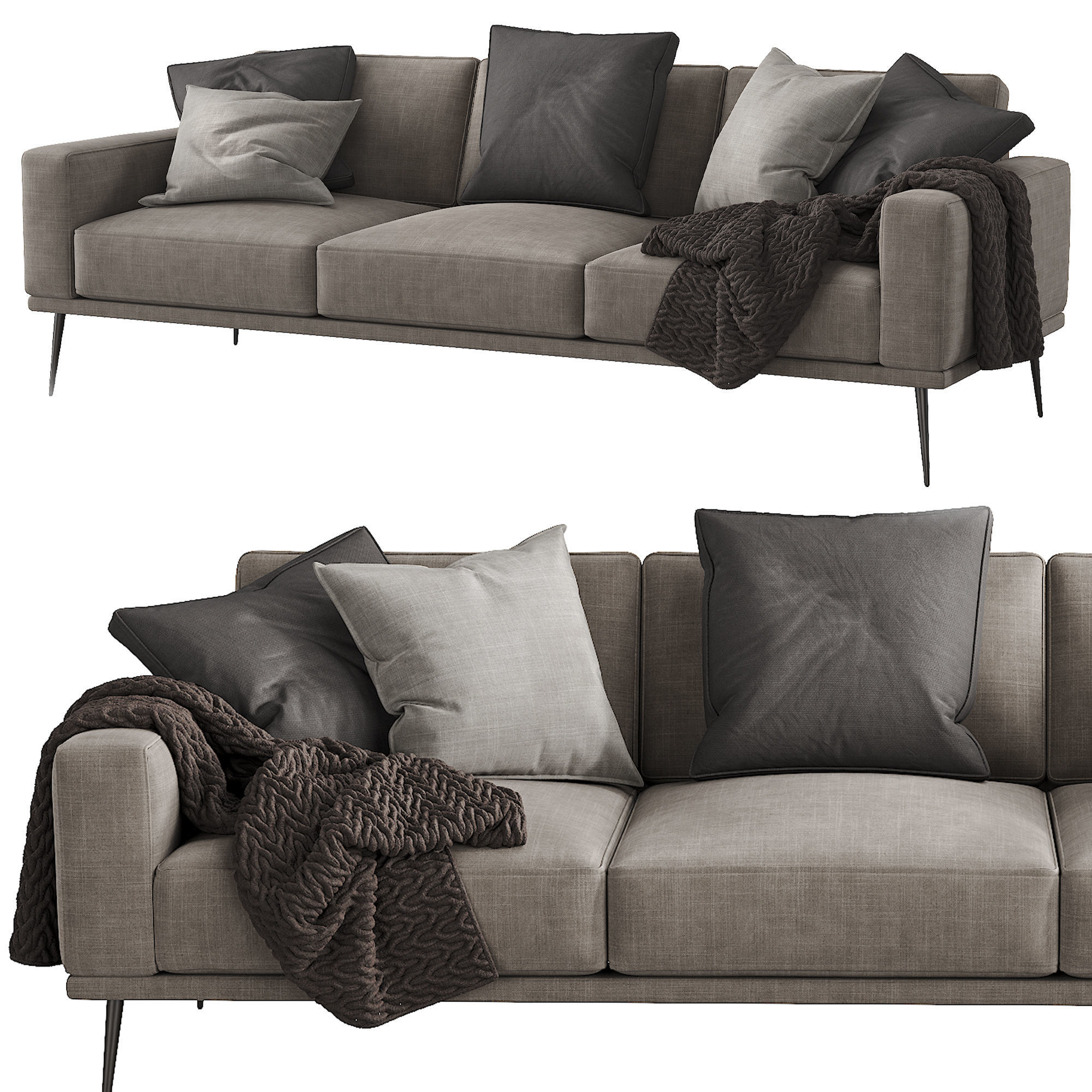 Boconcept Sofa Carlton 3D model | CGTrader