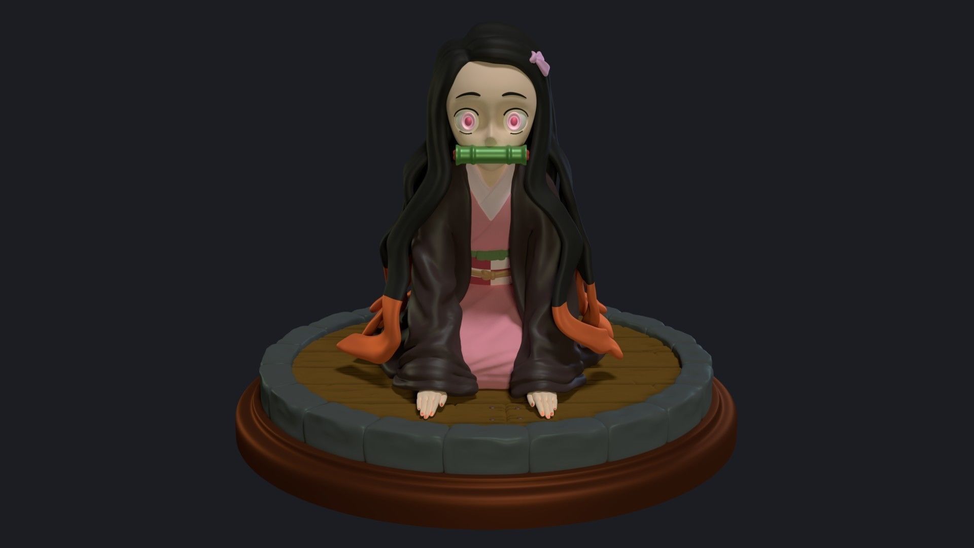 Kamado Nezuko - Child 3D model 3D printable | CGTrader