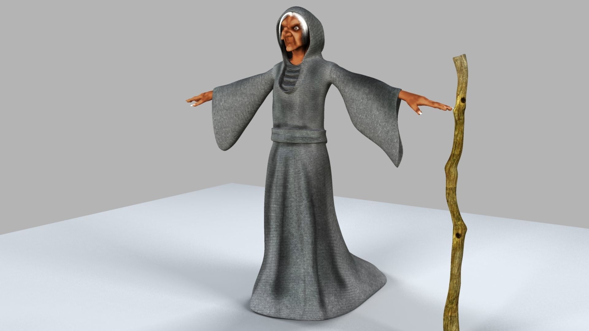 Female Witch 3D model | CGTrader