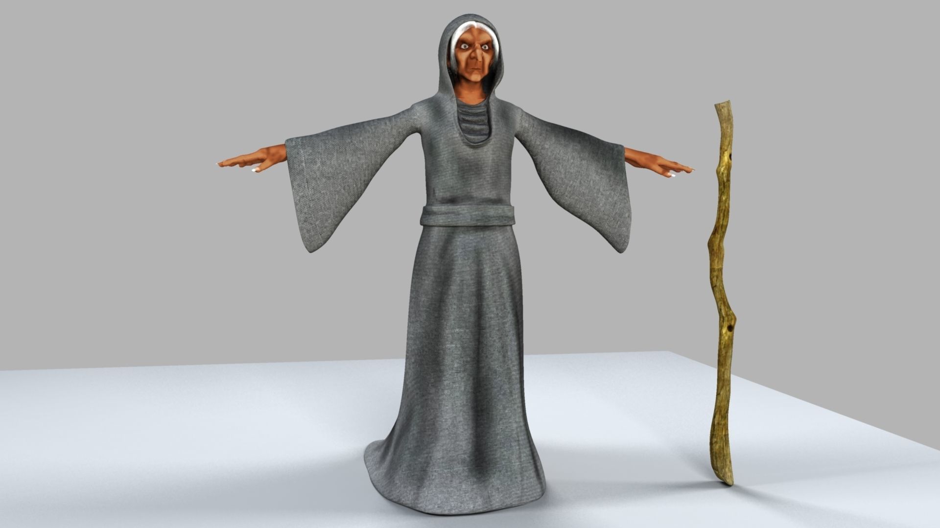 Female Witch 3D model | CGTrader