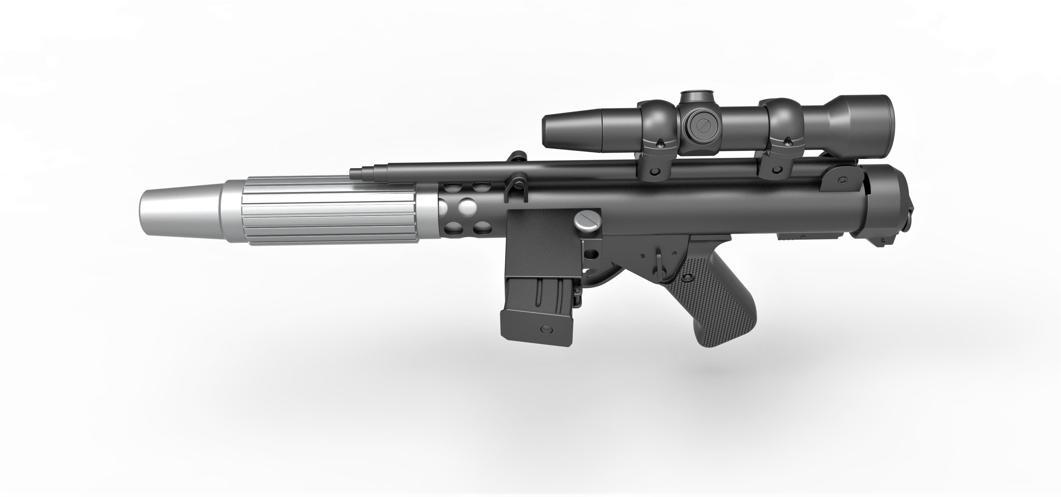 Rebel Fleet Trooper Blaster pistol DH-17 from Star Wars ROTJ 3D model ...